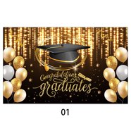 Paper Graduation Theme Banner Printing Graduation Photo Background ...