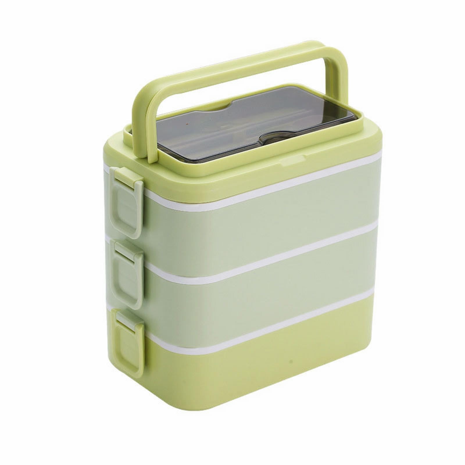 ZMKIAG 3000ML Large Stackable Bento Box with 3 Compartments & Utensil ...