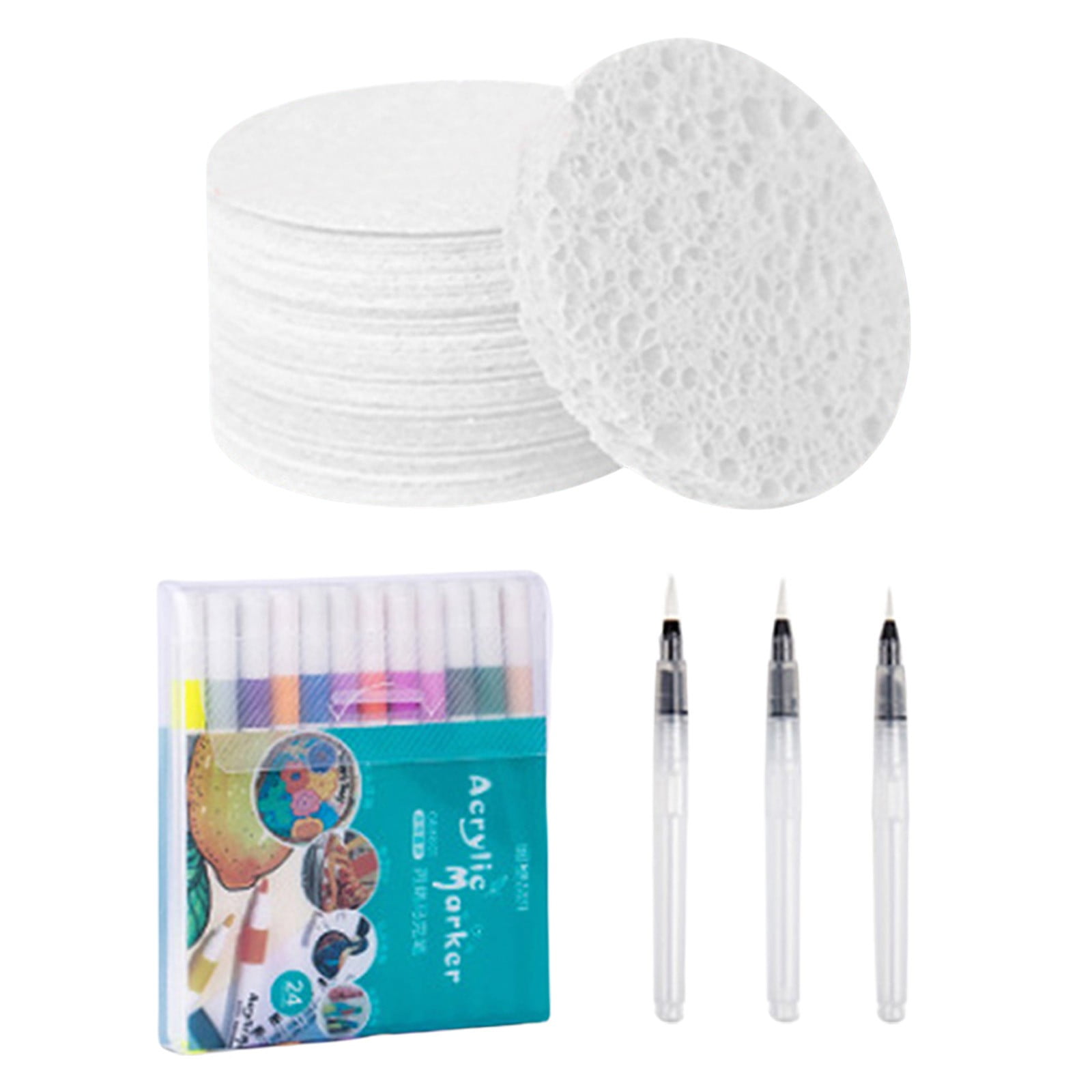 ZMKIAG 3D Drawing Magic Sponge Canvas Set, Magics Foam Texture Painting ...