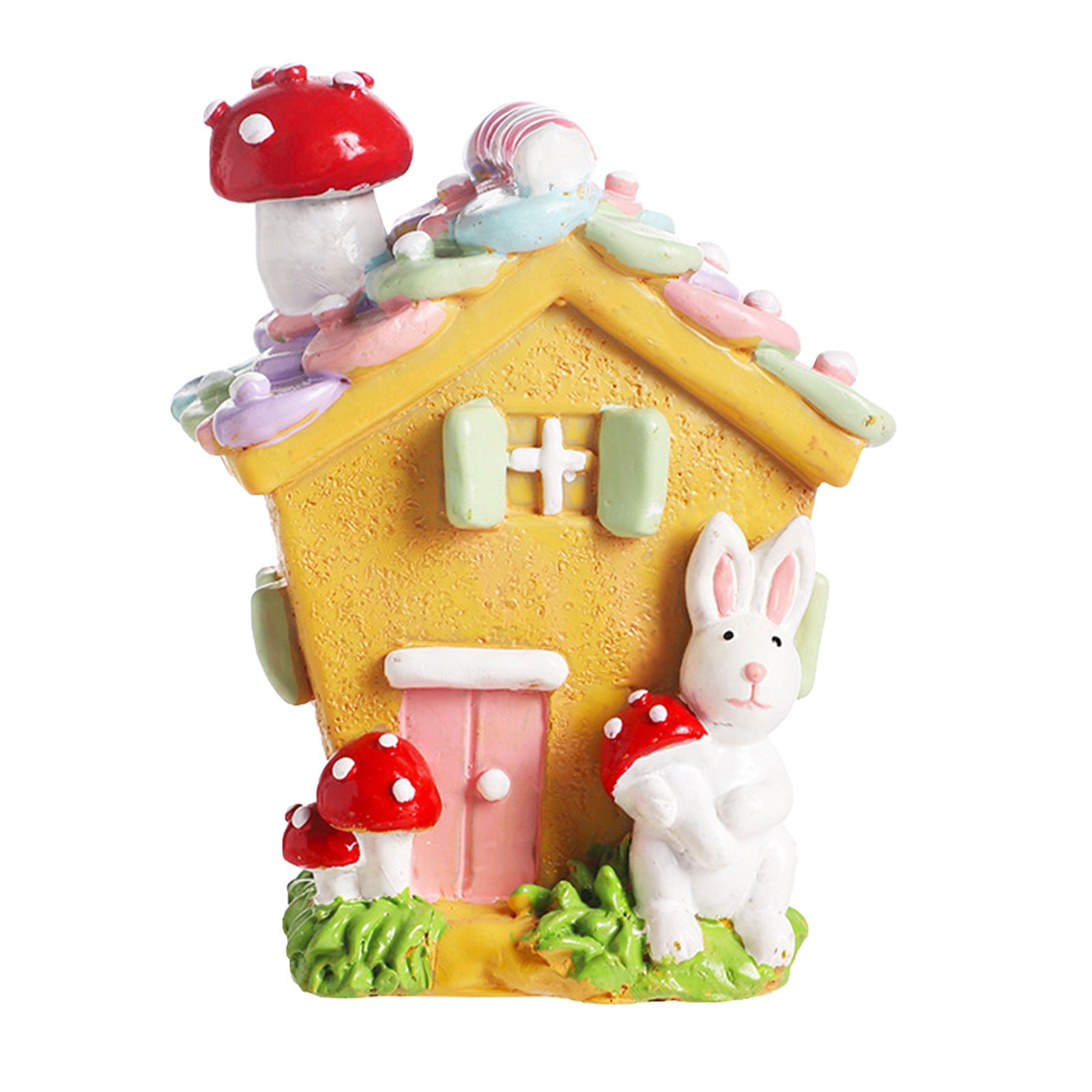ZMKIAG 3D Easter Bunny House Craft Kit, Easter Bunny Decorations Easter ...