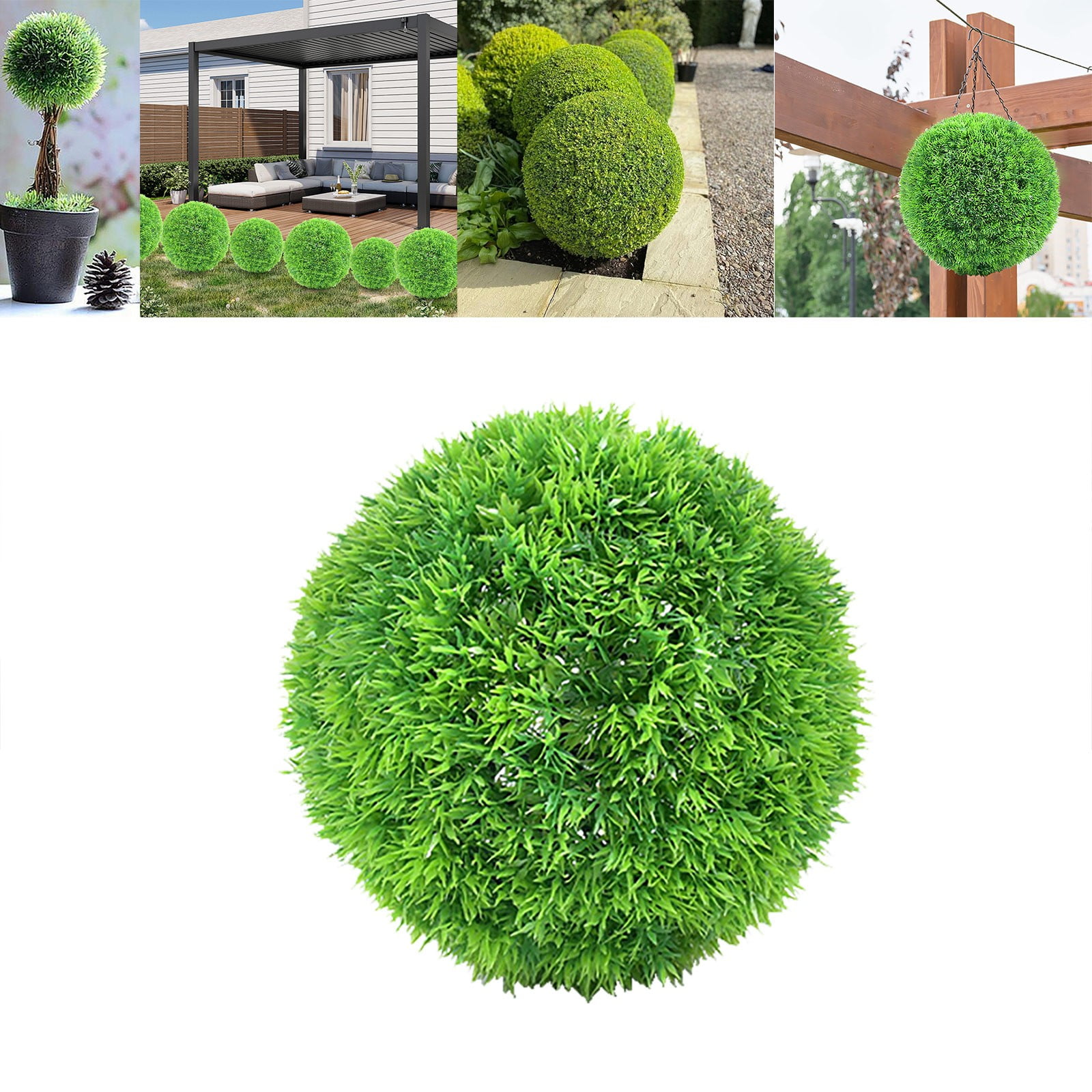 ZMKIAG Artificial Greenery Plants, Realistic UV Resistant Fake Plants ...