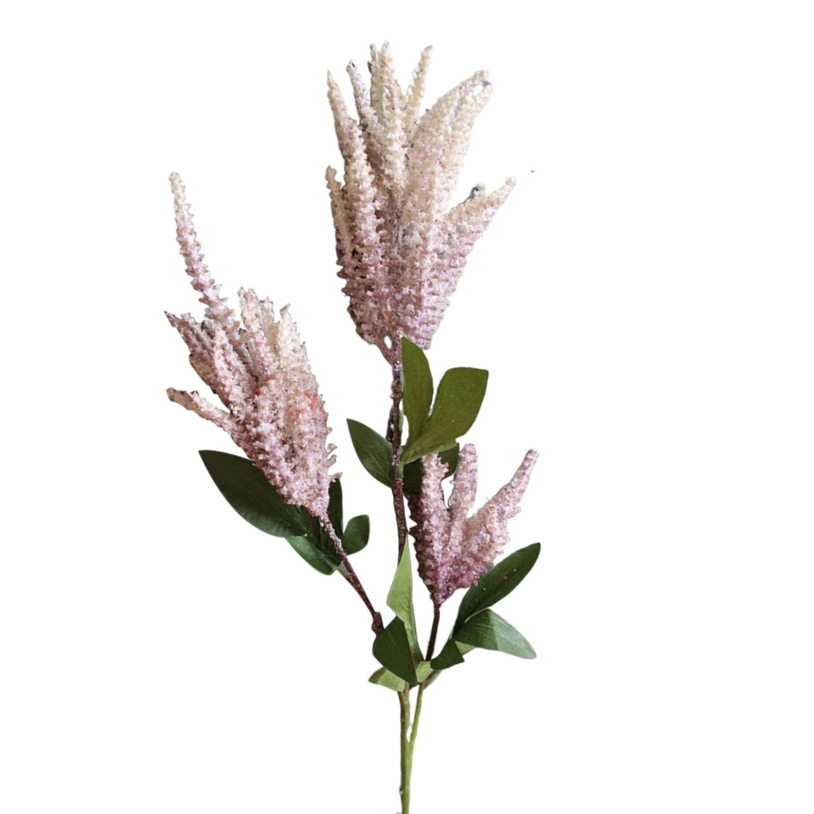 ZMKIAG A Bundle of 3 Head Plush Simulation Flowers, No Fade or Wilt ...