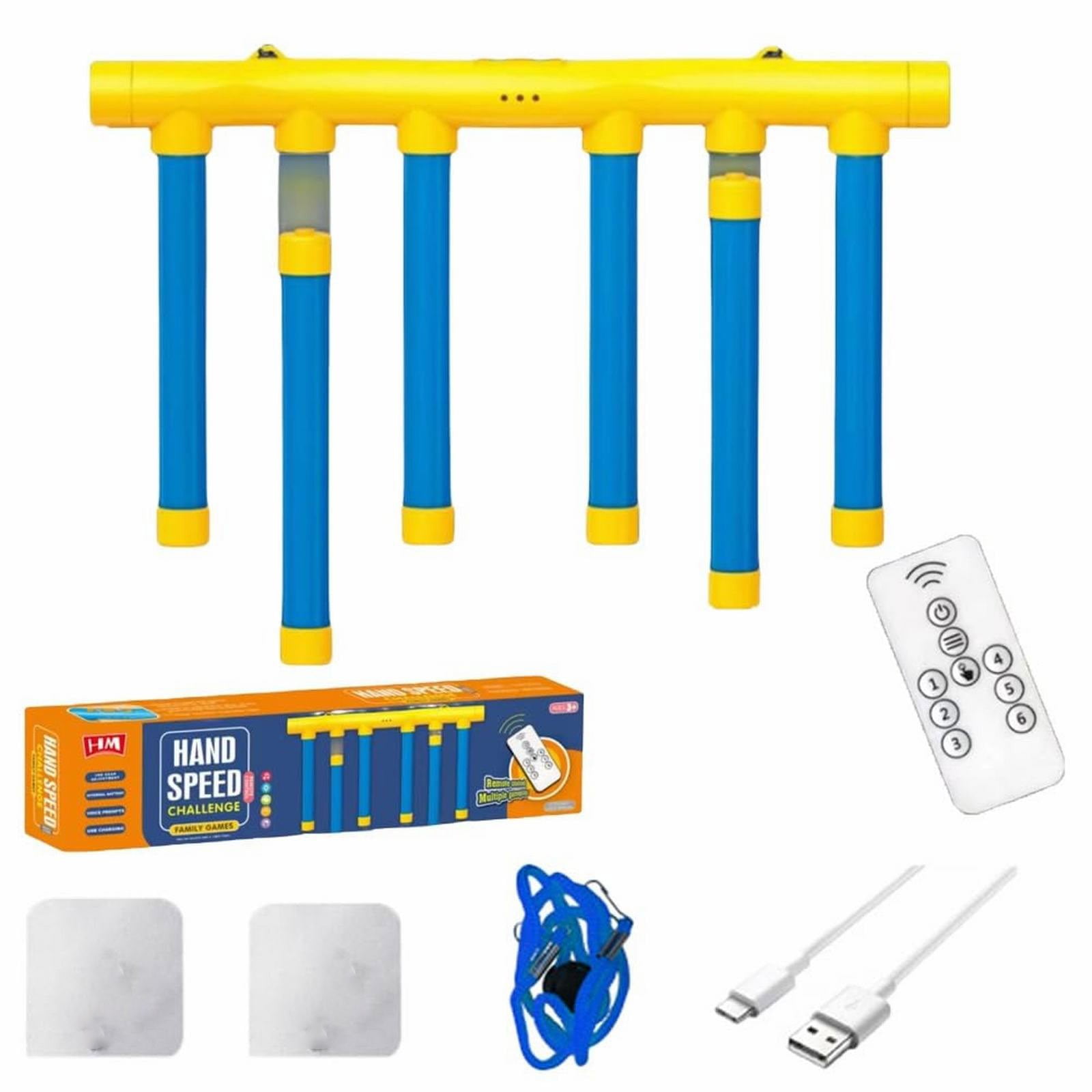 ZMKIAG Catching Sticks Game Reaction Training Toy, Drop Stick Game, Reflex Challenge Game, Hand ...