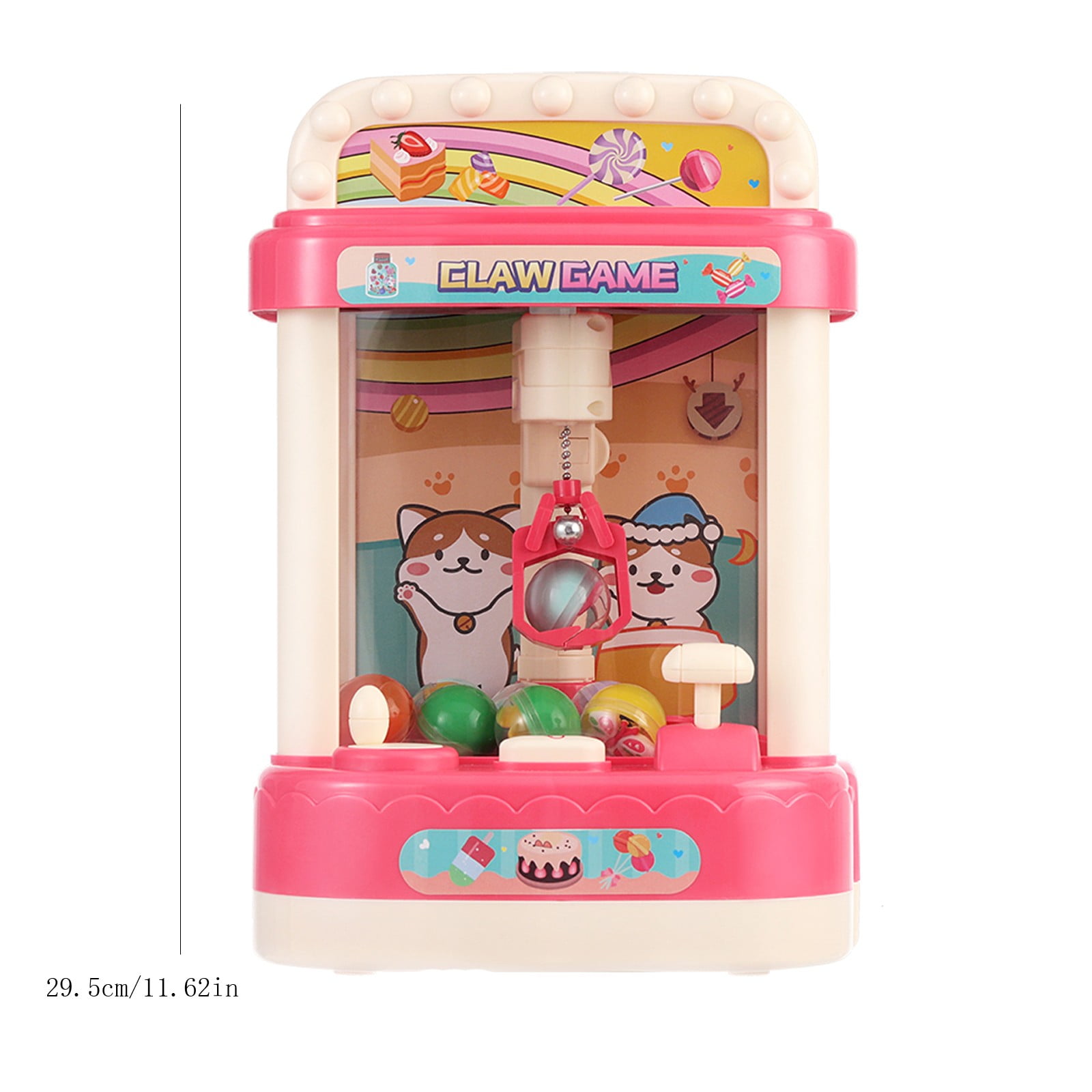 ZMKIAG Claw Machine for Kids, Mini Vending Machine Girls Cartoon Toys ...