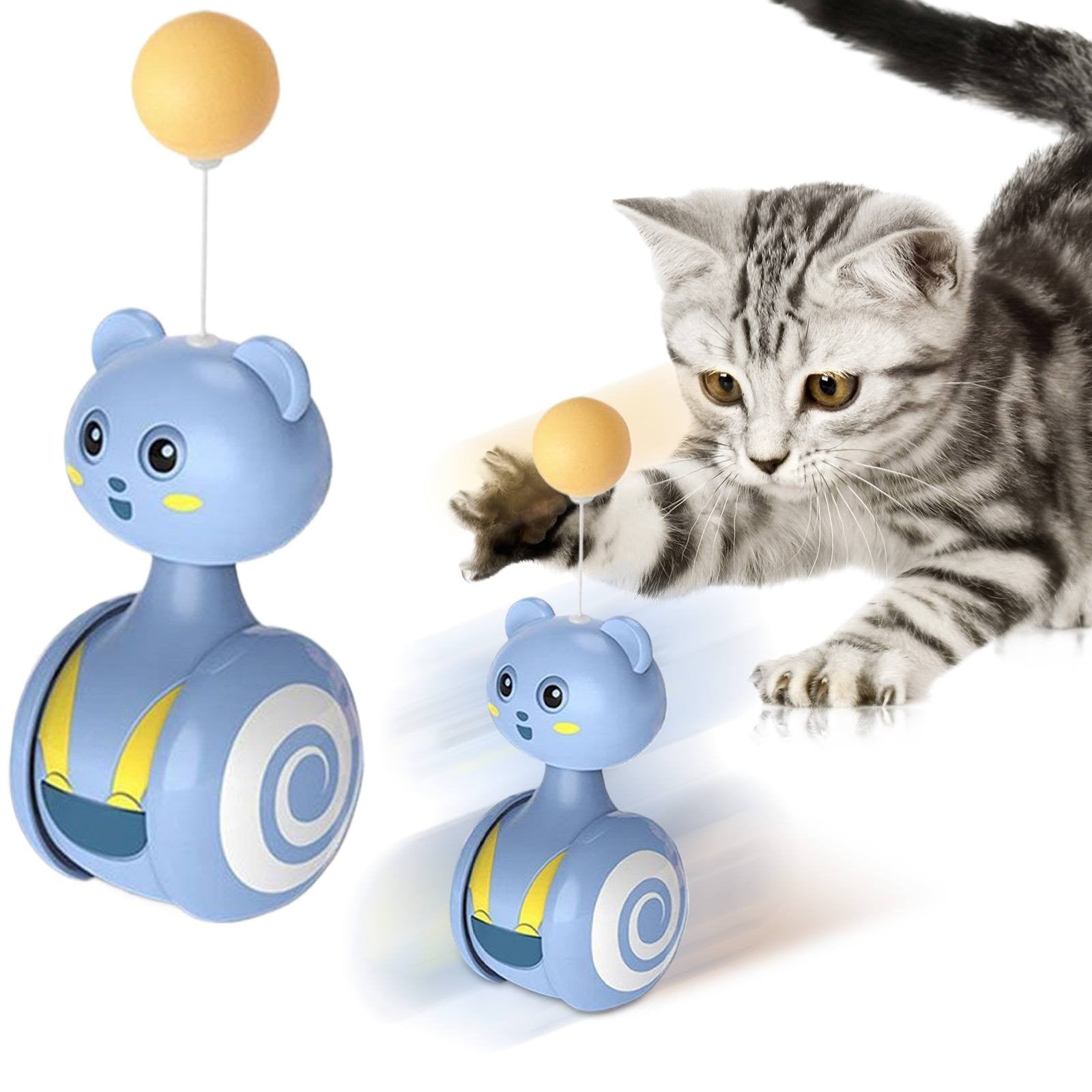 ZMKIAG Cute Automatic Cat Toys Interactive Ball Toys, Funny Pet ...
