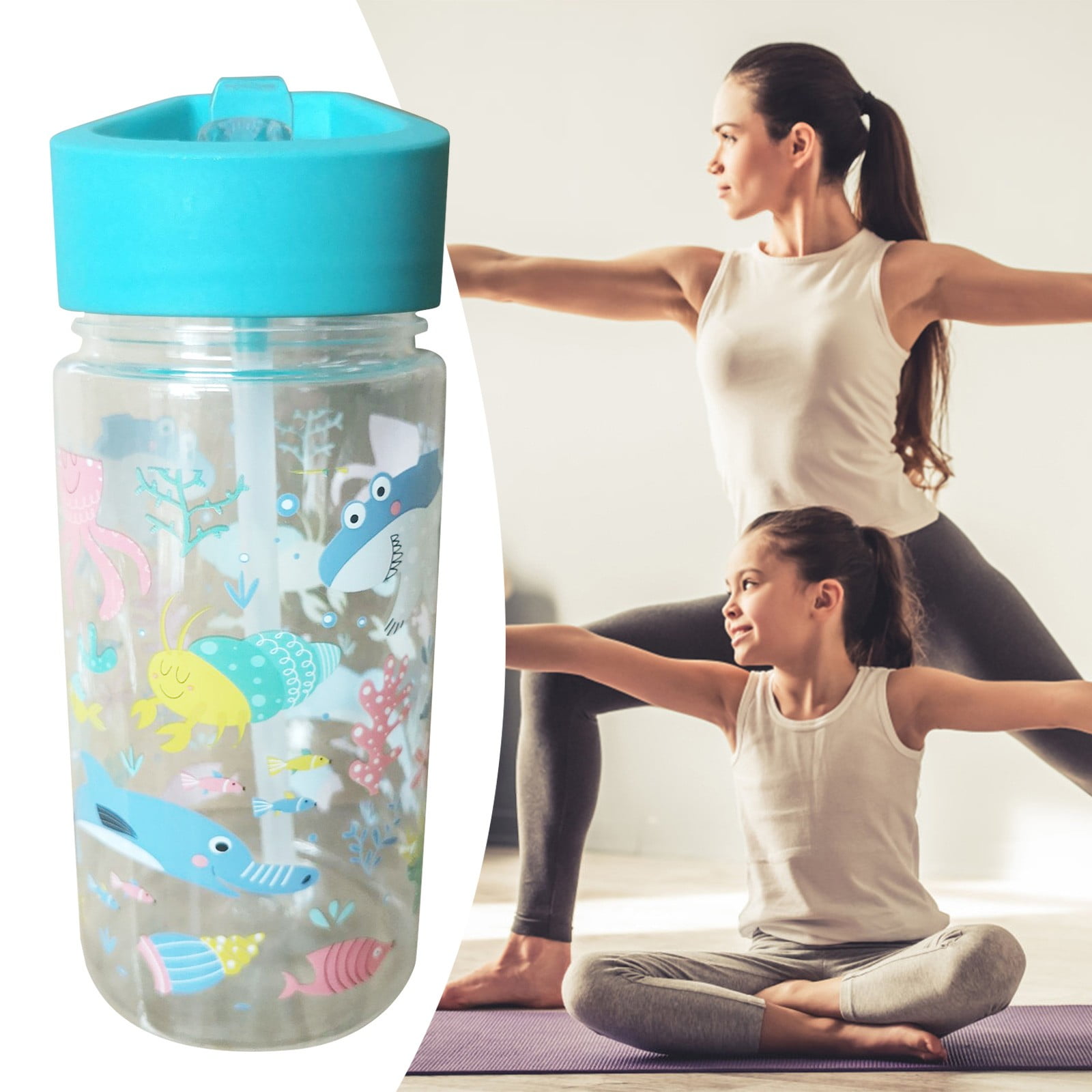 ZMKIAG Cute Kids Tumbler Water Drinking Cups, Lightweight Reusable ...