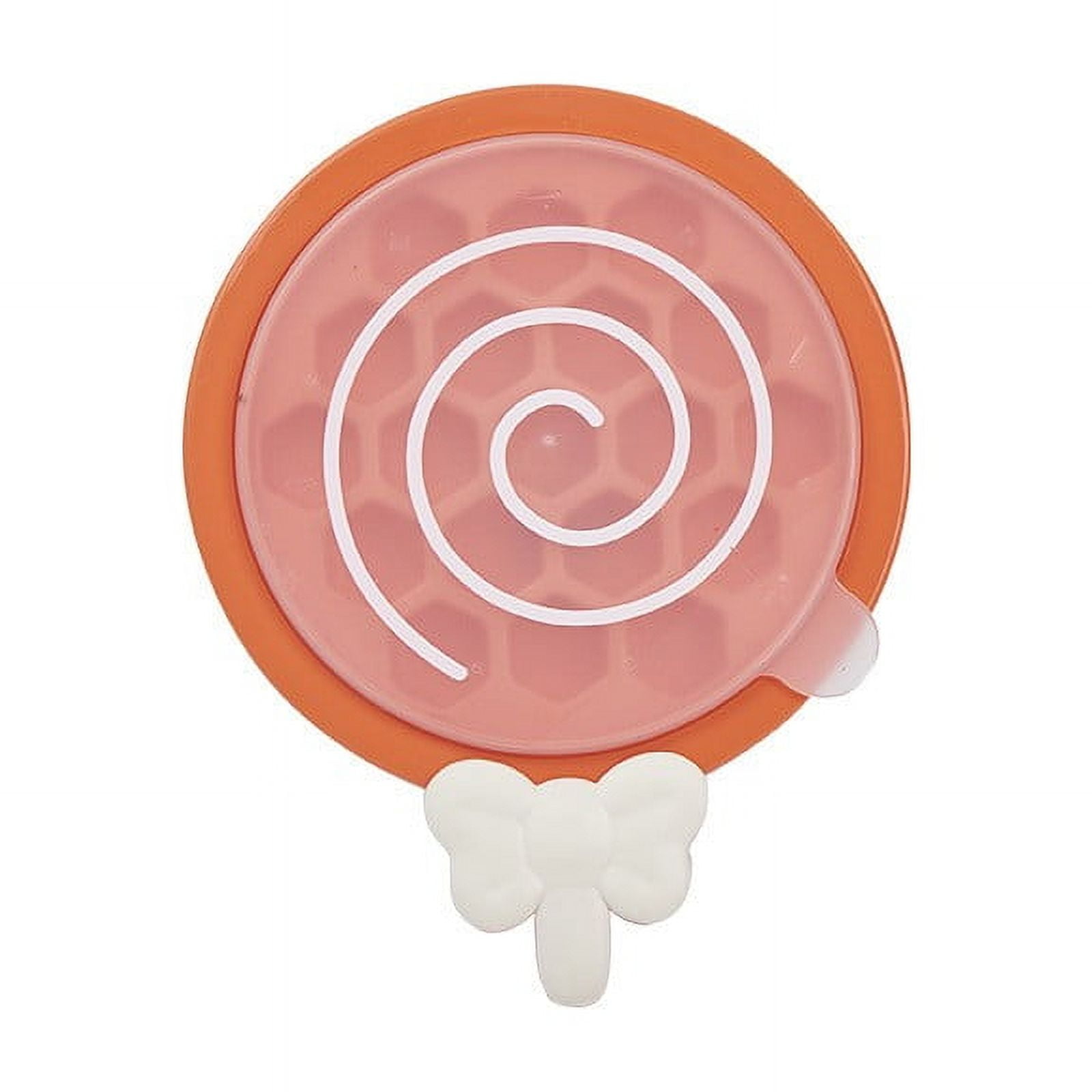 ZMKIAG Cute Lollipop Shape Ice Cube Trays, Durable Plastic Popsicle ...