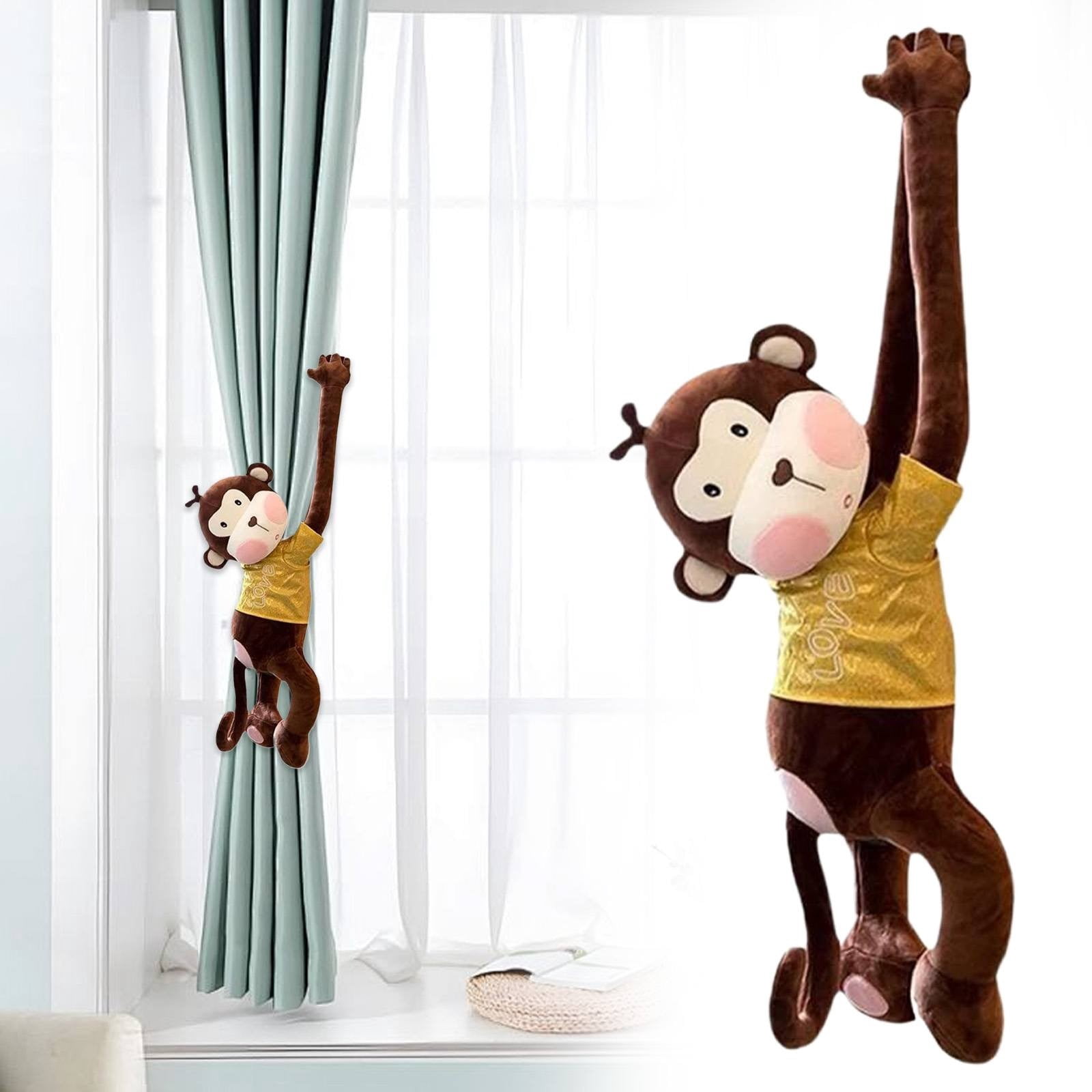 ZMKIAG Cute Long-Armed Monkey Doll, 17.8 Inch Hanging Monkey Toy ...