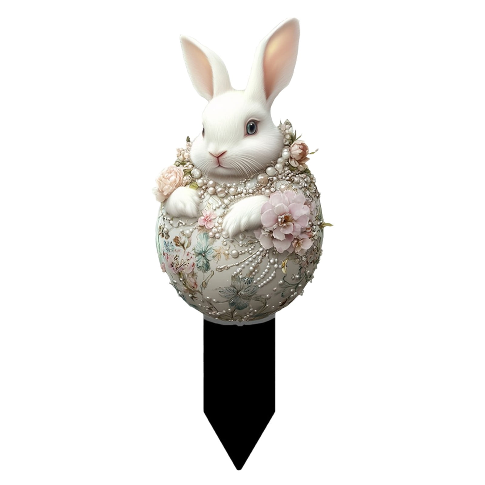 ZMKIAG Easter Decorations Outdoor Acrylic Bunny Decorative Garden ...