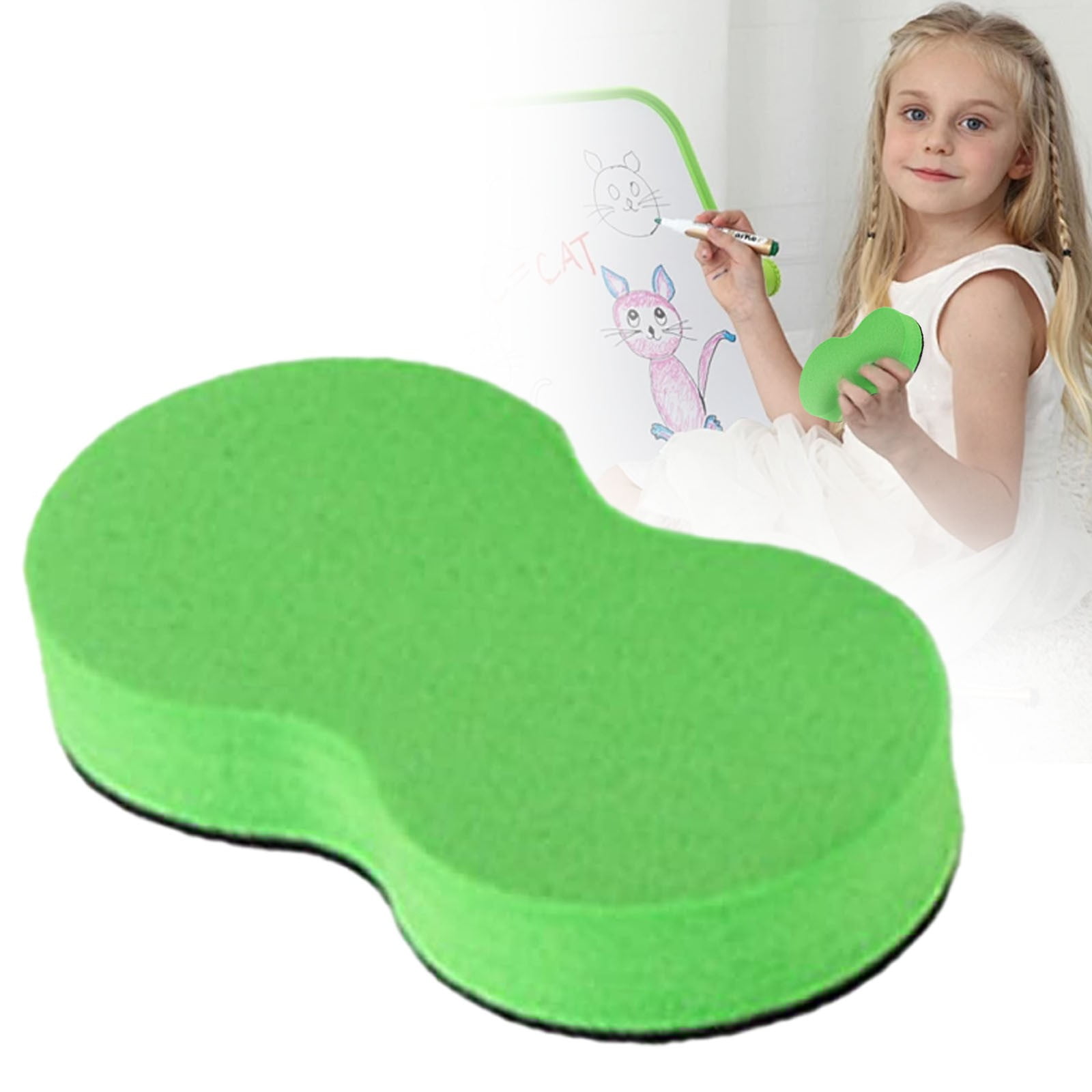 ZMKIAG Fun Gourd-Shaped Board Eraser - Soft EVA Fabric Whiteboard ...
