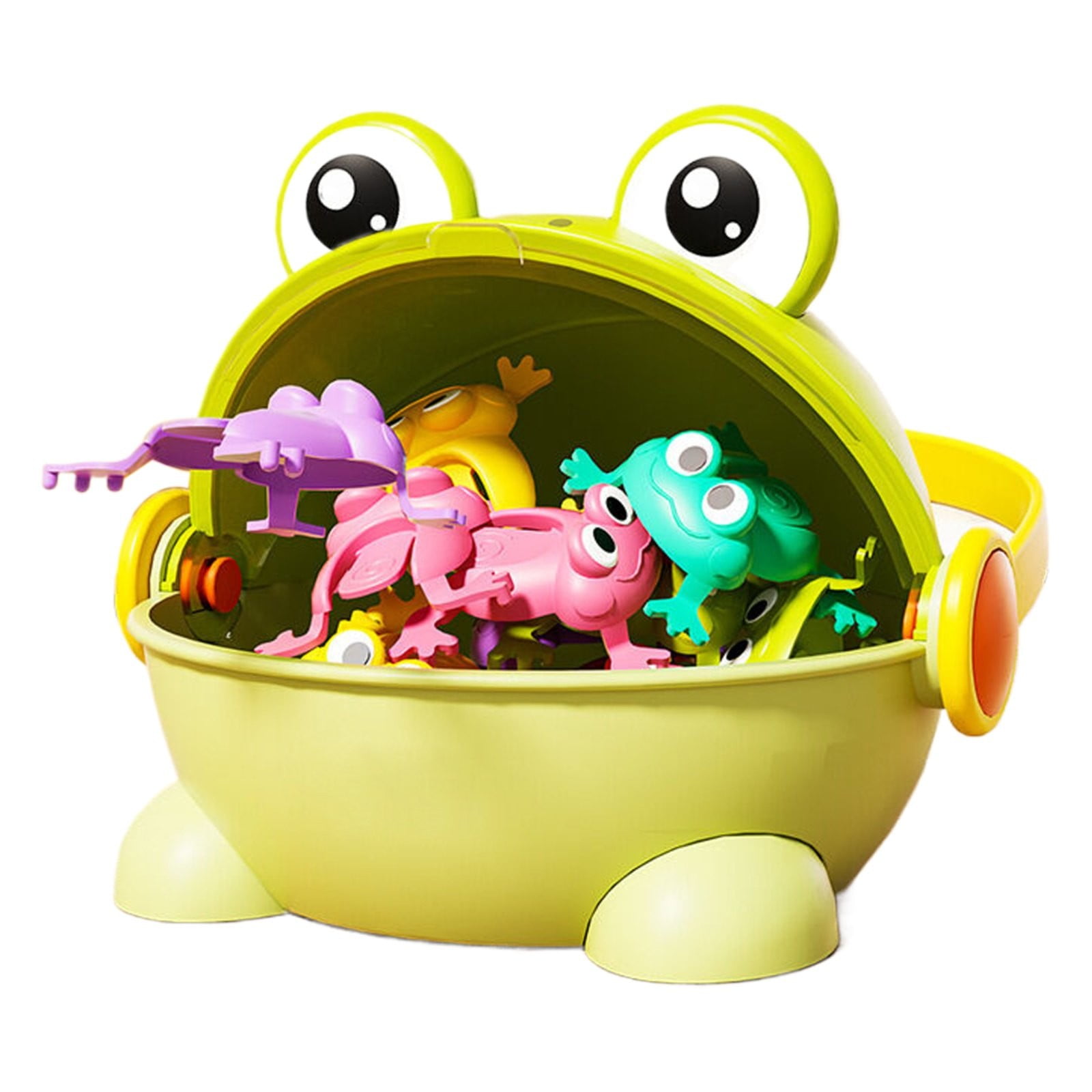 ZMKIAG Jumping Frog Toy Kid Interactive Frog Toy Frog Flinging Toy ...