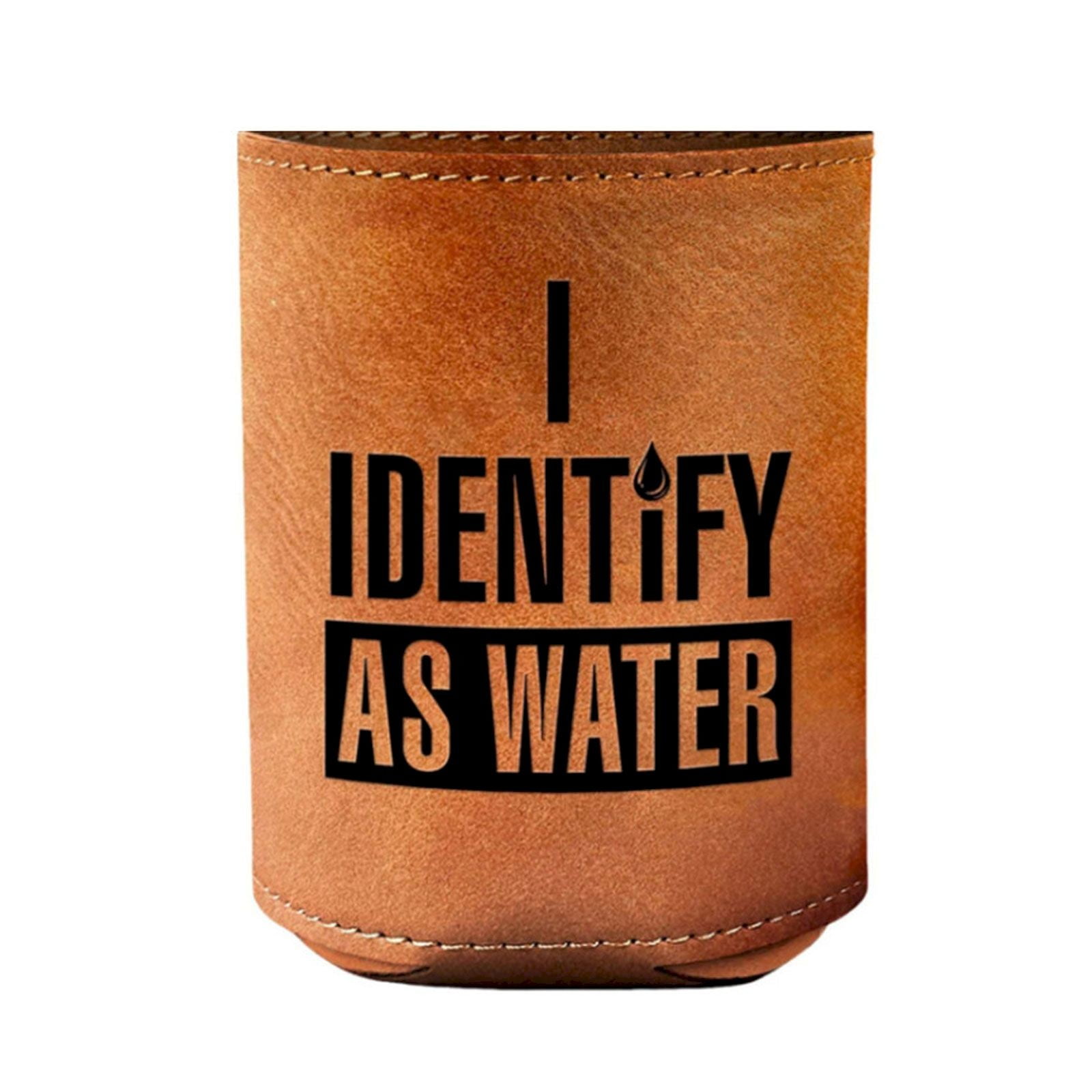 ZMKIAG Leather Can Cooler, Synthetic Leather Can Holder, Soft ...