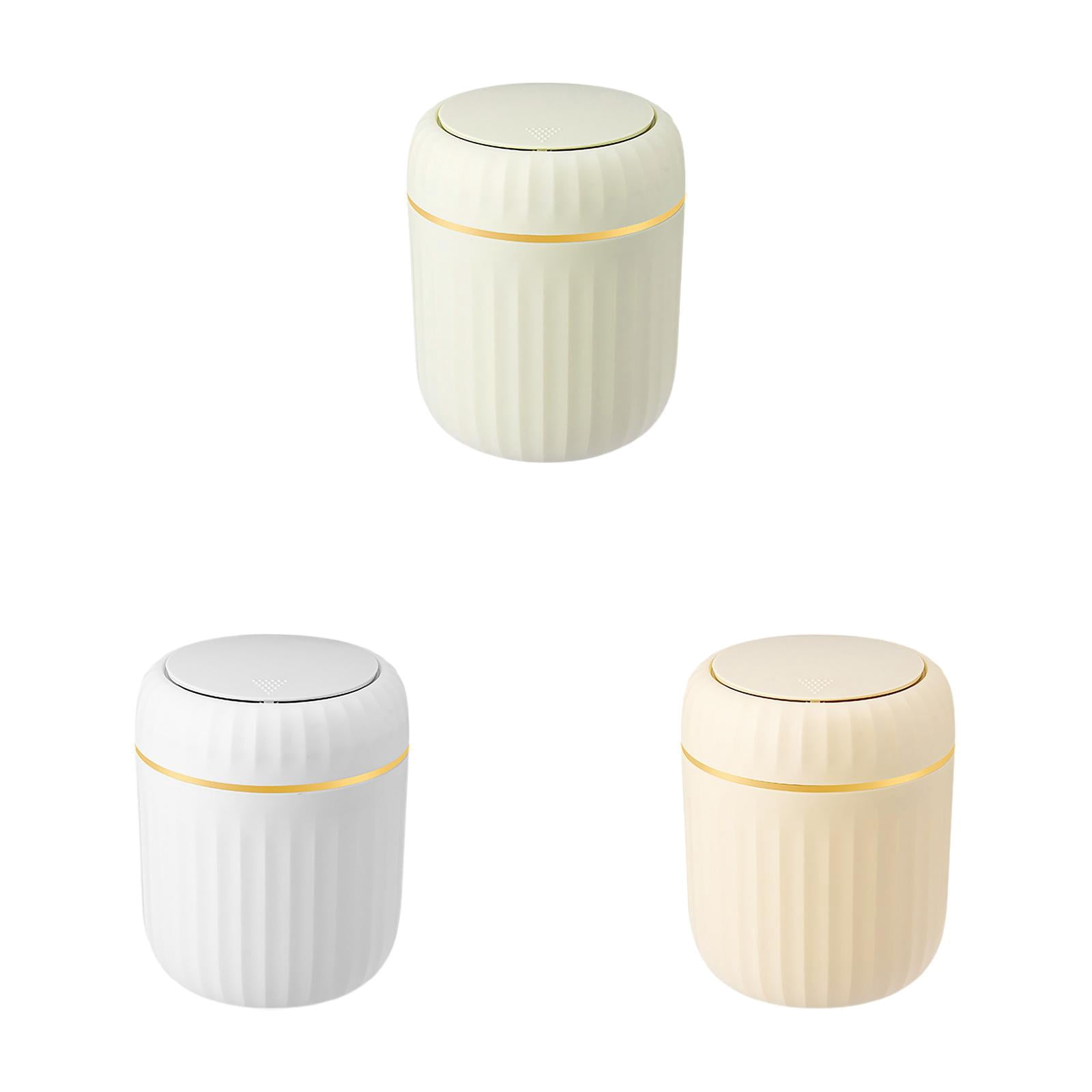 ZMKIAG Mini Trash Can with Lid, Functional Small Desk Trash Can, Pop Up ...