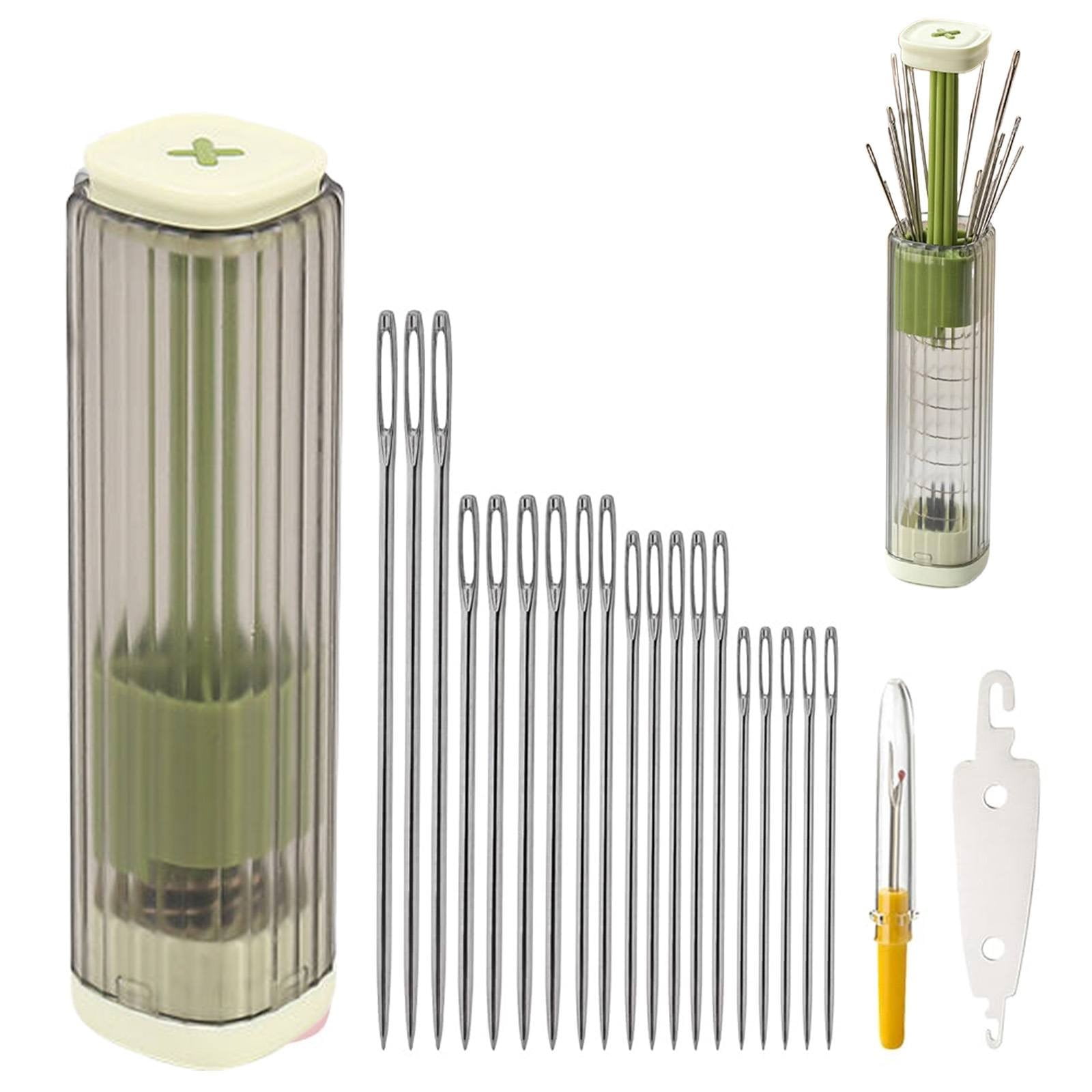 ZMKIAG Multi-purpose Plastic Sewing Needle Case Kit - Complete Thread ...