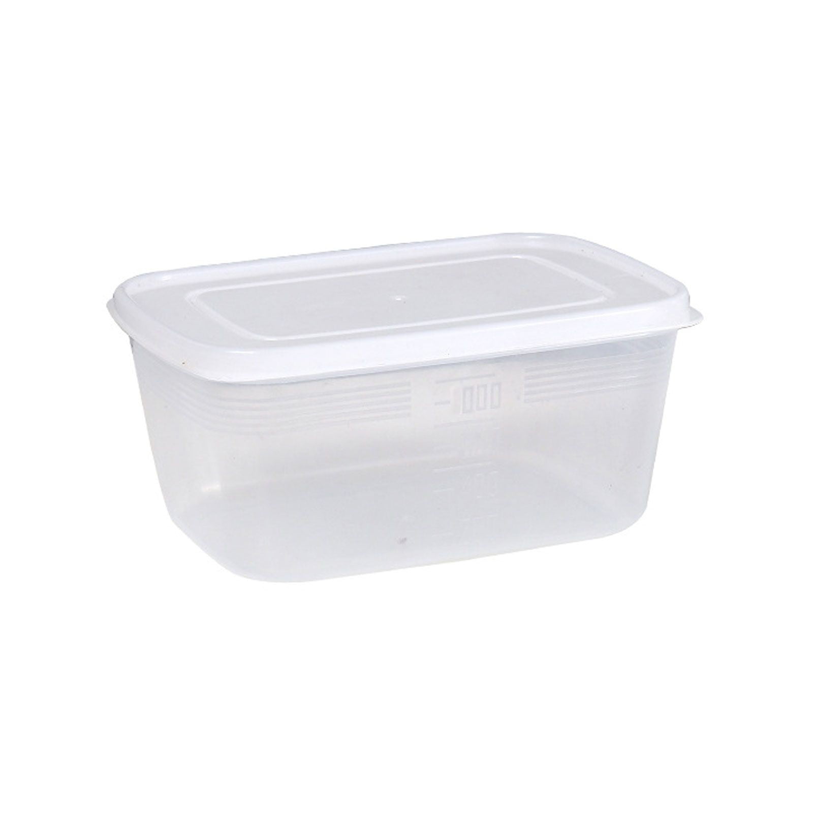 ZMKIAG Plastic Food Storage Containers, Rectangle Meal Prep Container ...