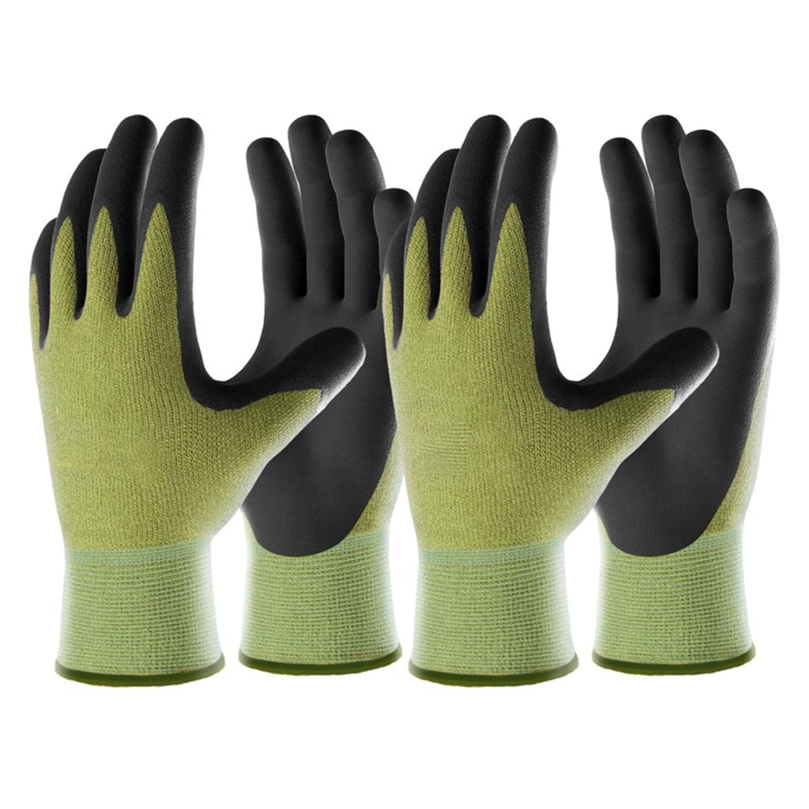 ZMKIAG Pruning Thorn & Cut Proof Work Gloves, Breathable Nitrile Rubber ...