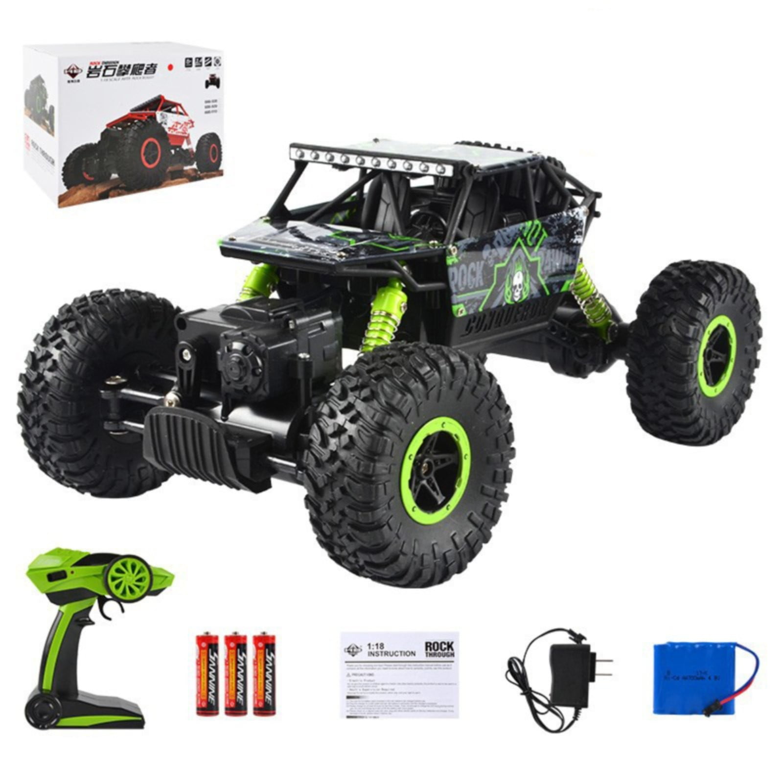 ZMKIAG RC Cars Remote Control Car 1:18 Off Road Monster Truck,Metal ...