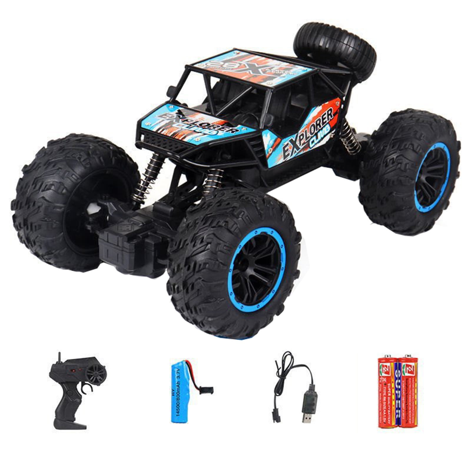 ZMKIAG Remote Control Car, RC Truck Rock Crawler with Adjustable ...