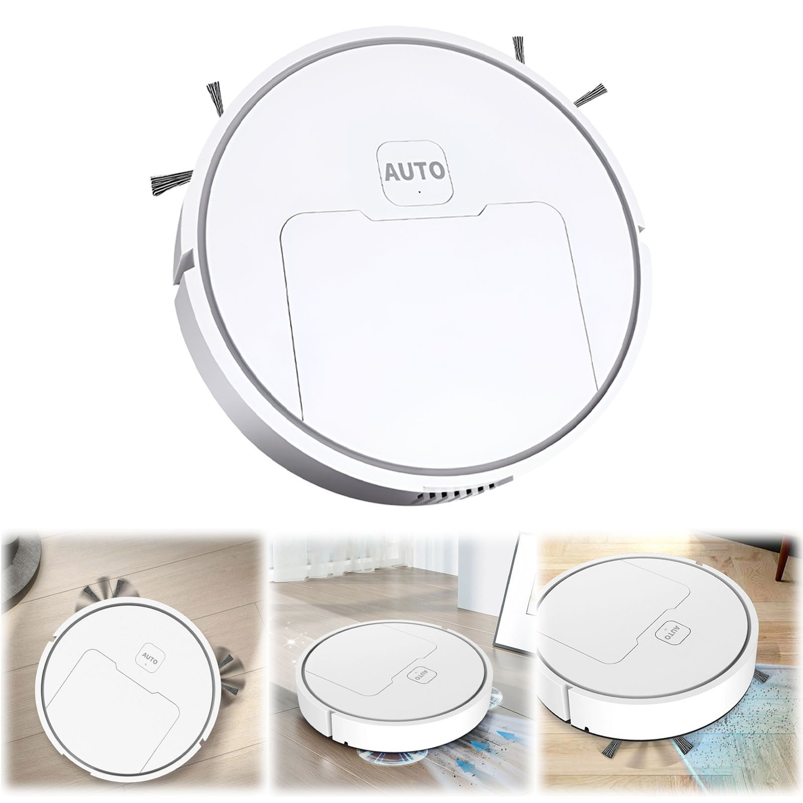 ZMKIAG Robotic Vacuum Cleaner with Powerful Suction, Super Thin ...