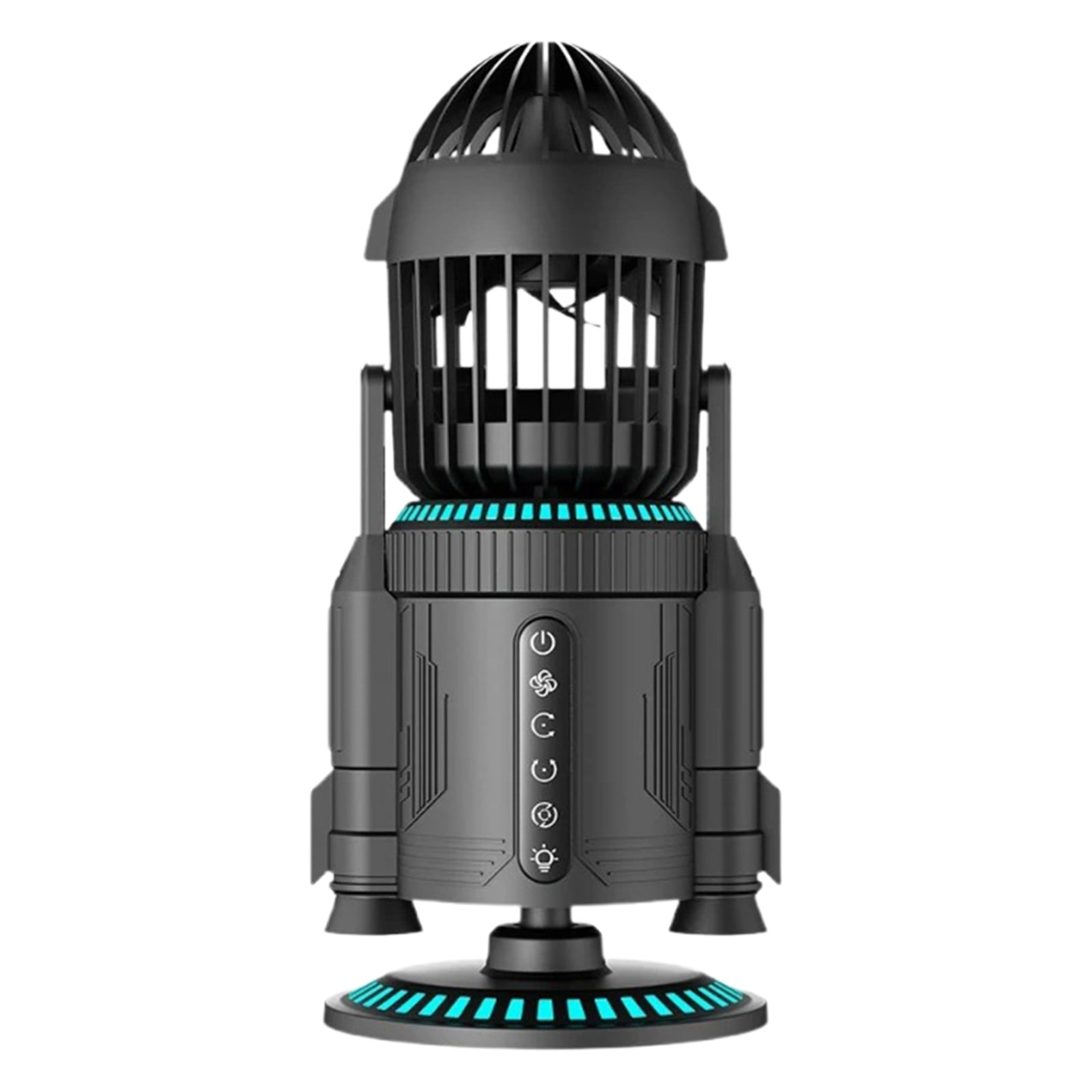 ZMKIAG Rocket Shaped Desktop Fan, Intelligent and Convenient Cooling ...