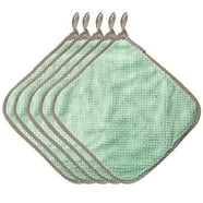 Versatility Red Microfiber Kitchen Dishcloths, 4 Piece Set, 12x12 Inch ...