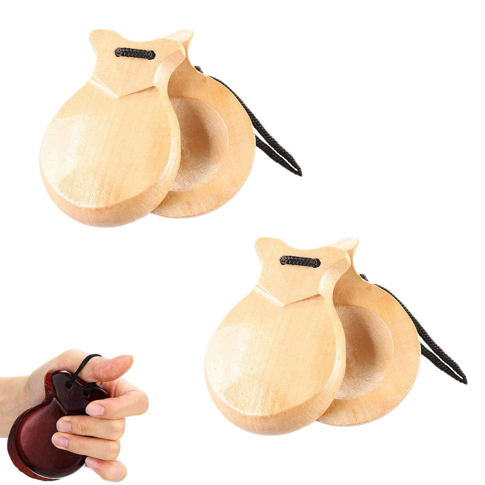 ZMKIAG Traditional Spanish Castanets Flamenco with String, Portable ...
