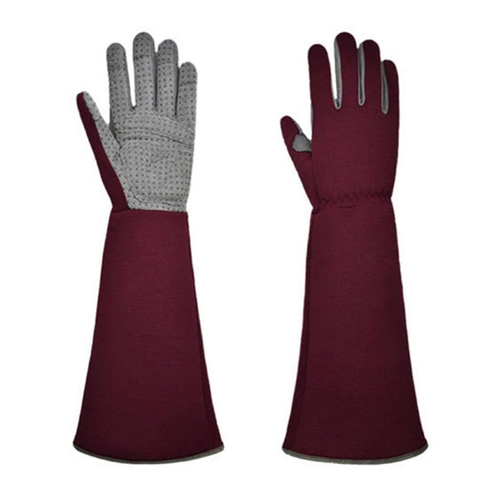 ZMKIAG Trimming Stab Gardening Long Sleeved Gloves, Rose Pruning Gloves ...