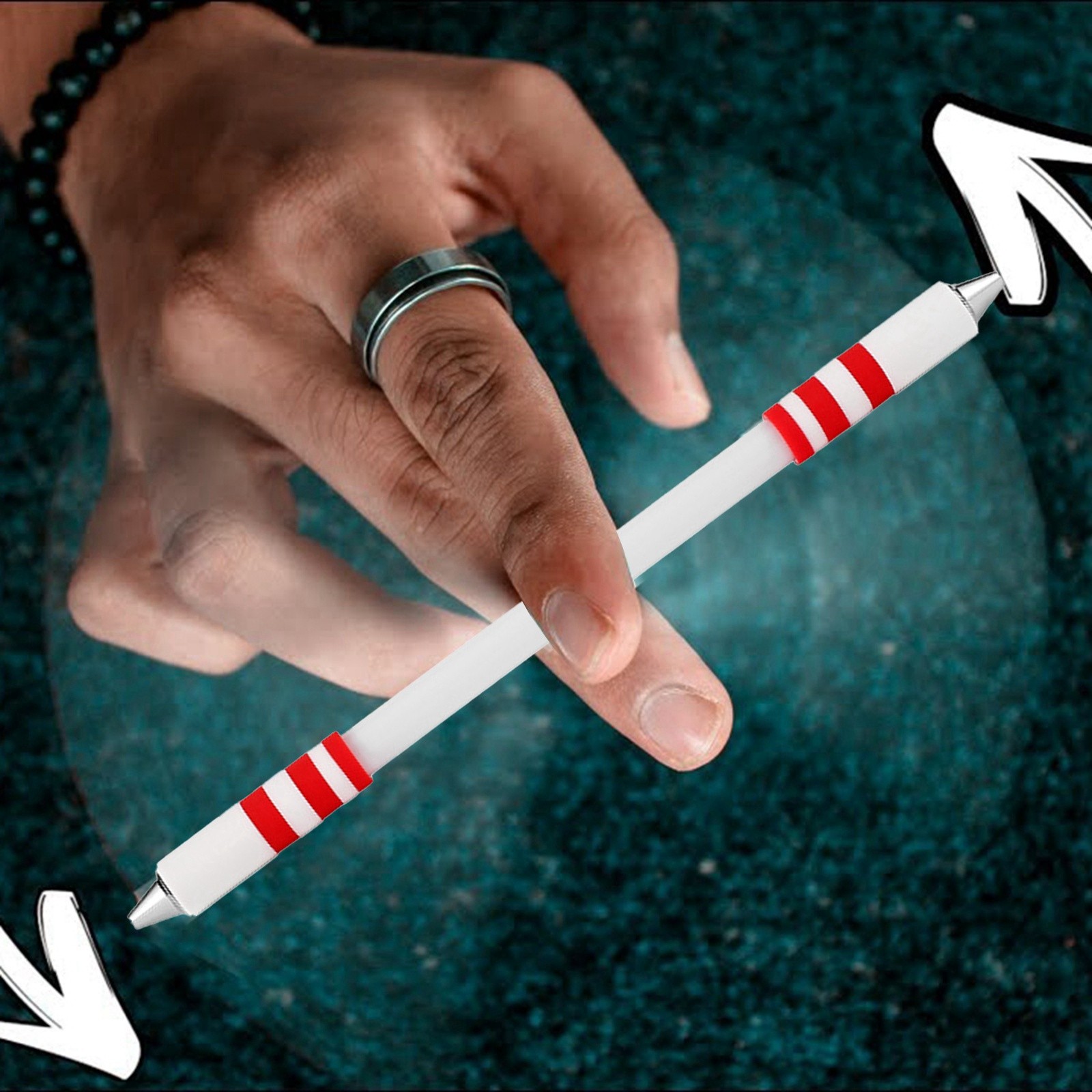 ZMLDEGSS New Ergonomic Pens Medium Point Bright Fun Turning Pen ...