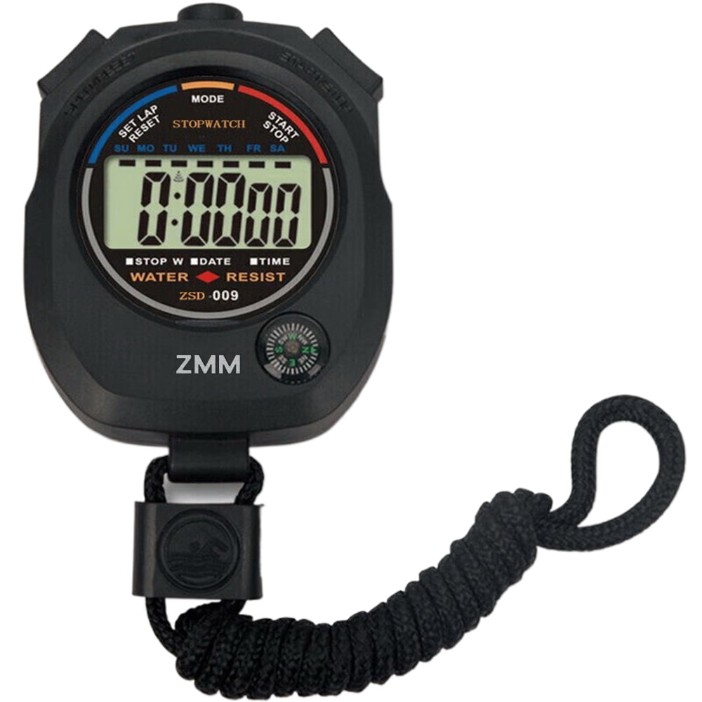 ZMM Stop watches, Digital Stopwatch Timer with Back Light Stop Watch 0 ...
