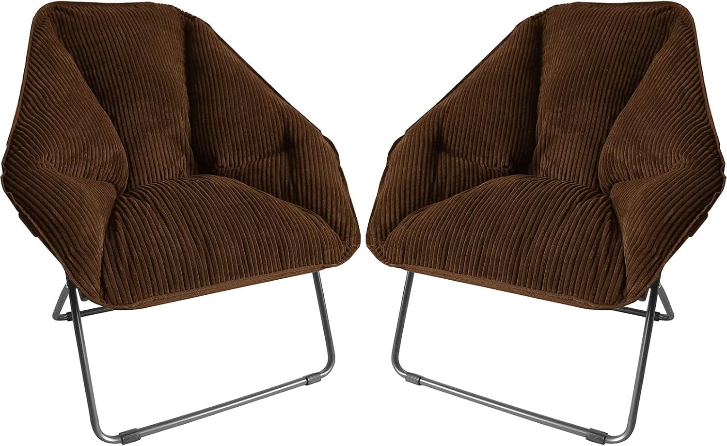 ZMMOO Limited Foldable Portable Hexagon Metal Frame Folding Corduroy ...