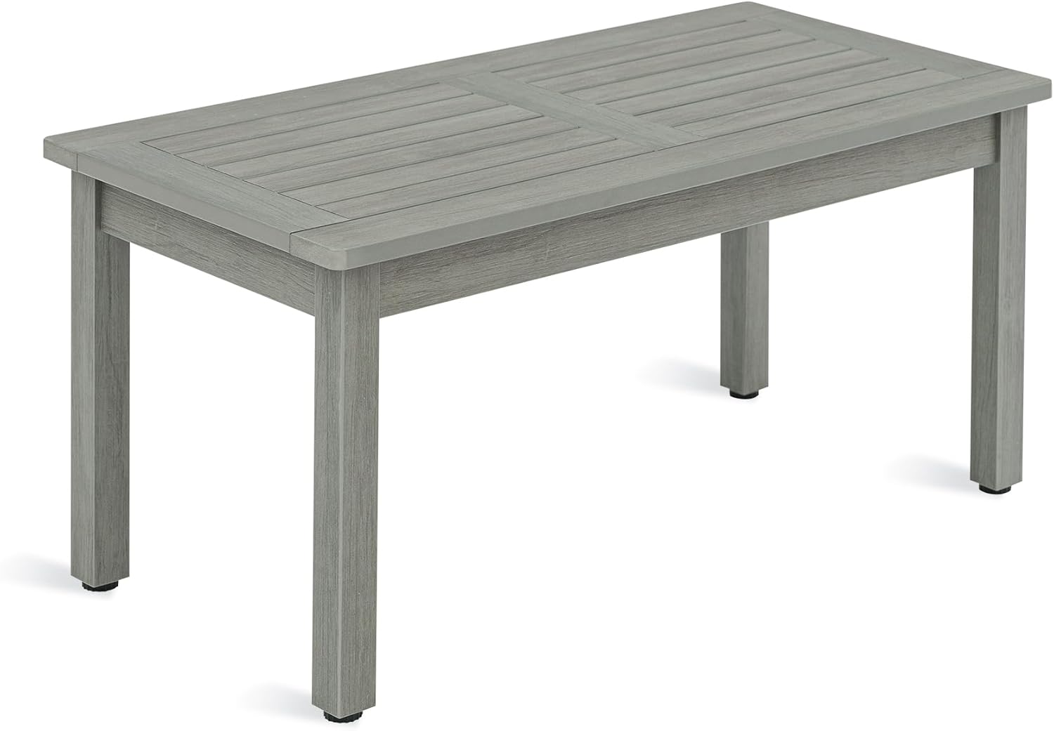 ZMMOO Outdoor Coffee Table Rectangle, HDPS Patio Coffee Tables for ...