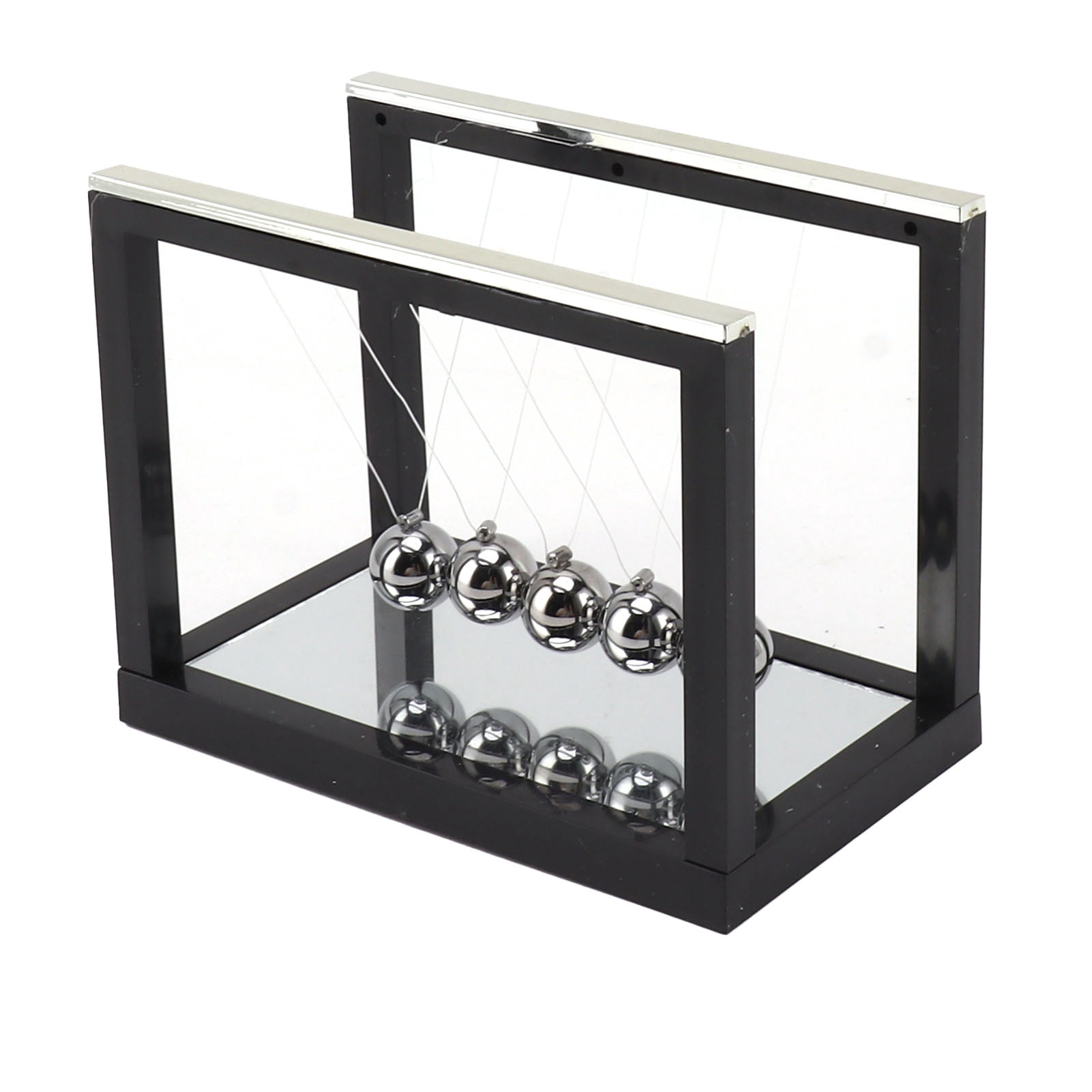 ZMNGDOQD Newton Cradle Balance Balls Stainless Steel Swinging Desk Toy ...