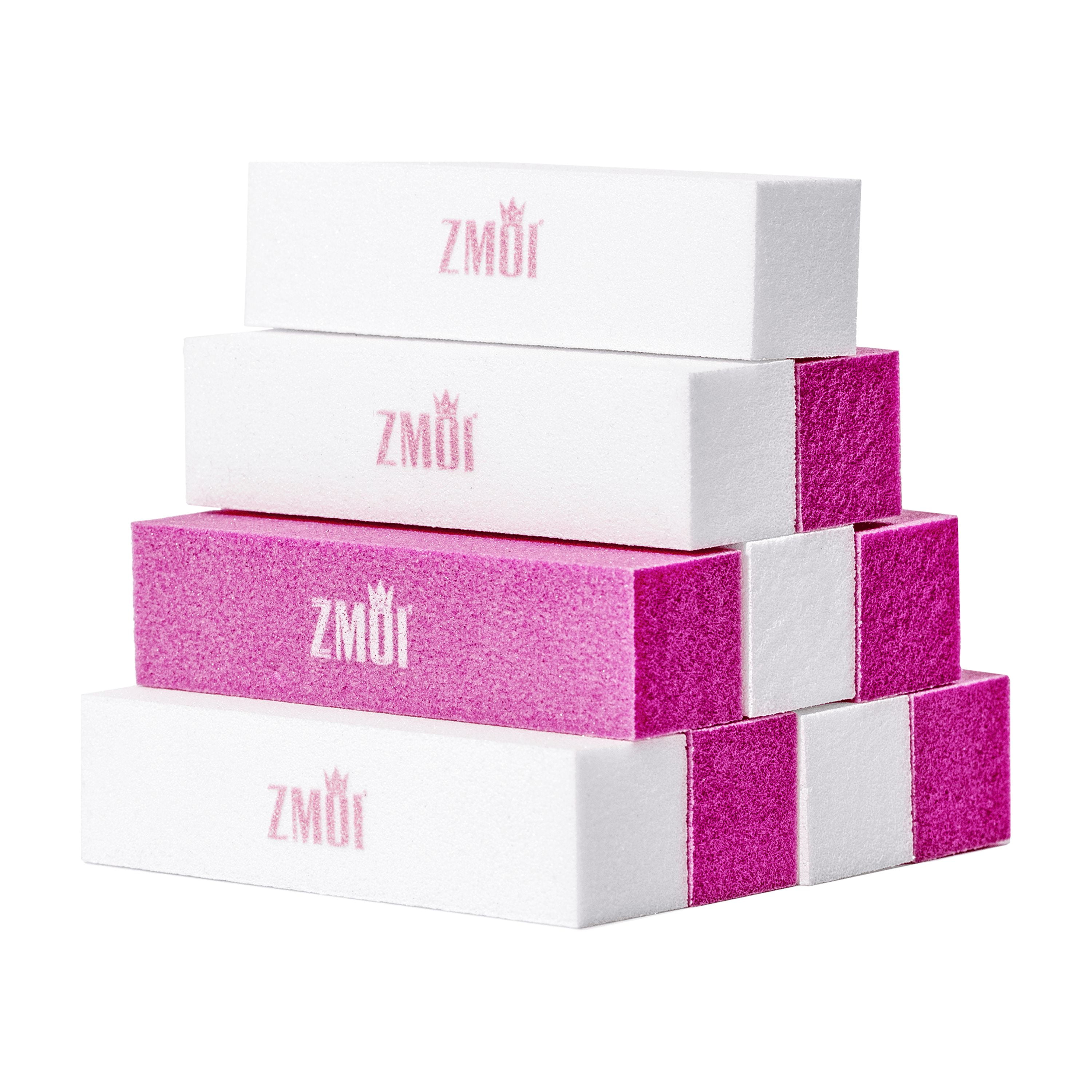 ZMOI 10 PCS Natural and Acrylic Buffer Blocks – Pedicure-Manicure ...