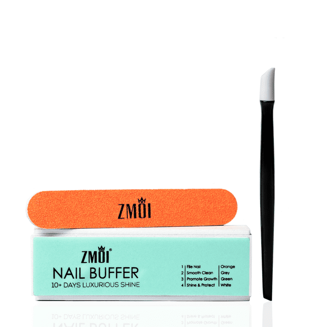 ZMOI Pro Nail Buffer Set ?Luxurious Shine Korean 4-Way Nail Buffing ...