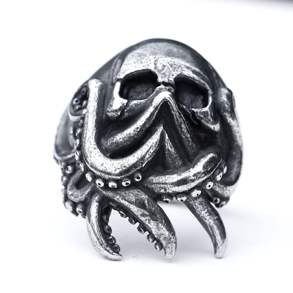 ZMY Home Stainless Steel Ring | Skull of Intellect Devourer | Evil ...
