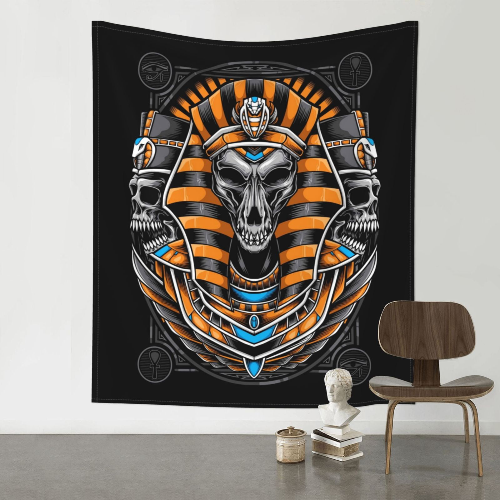 ZNDUO Ancient Myth Anubis Pattern Wall Tapestry, Tapestries for Living ...