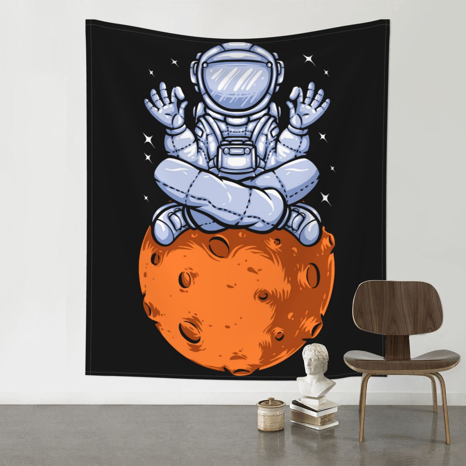 ZNDUO Astronaut Cartoon Vector Pattern Wall Tapestry, Tapestries for ...