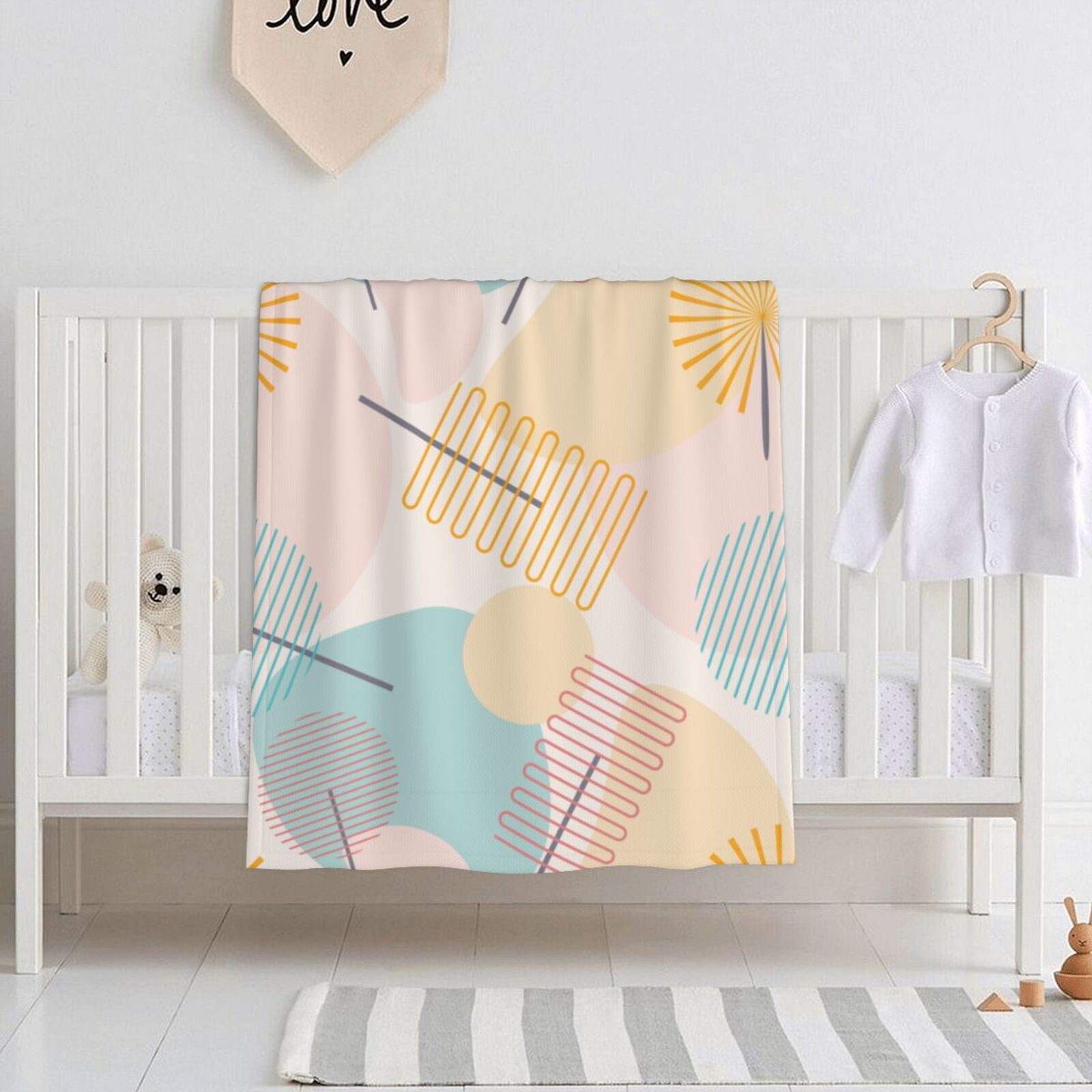 ZNDUO Baby Blanket, Soft and Cosy Polyester Blanket 40 x 30 Inch Baby ...