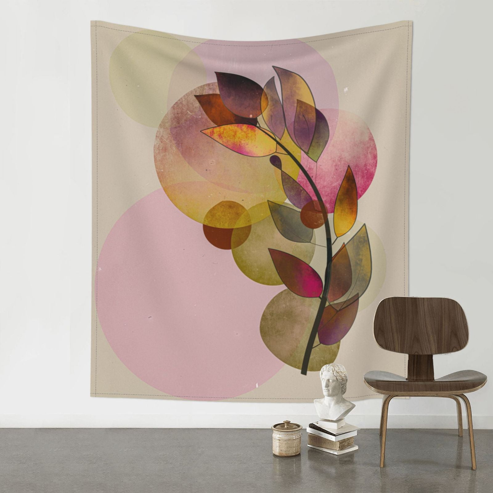 ZNDUO Bohemian Botanical Design Pattern Wall Tapestry, Tapestries for ...