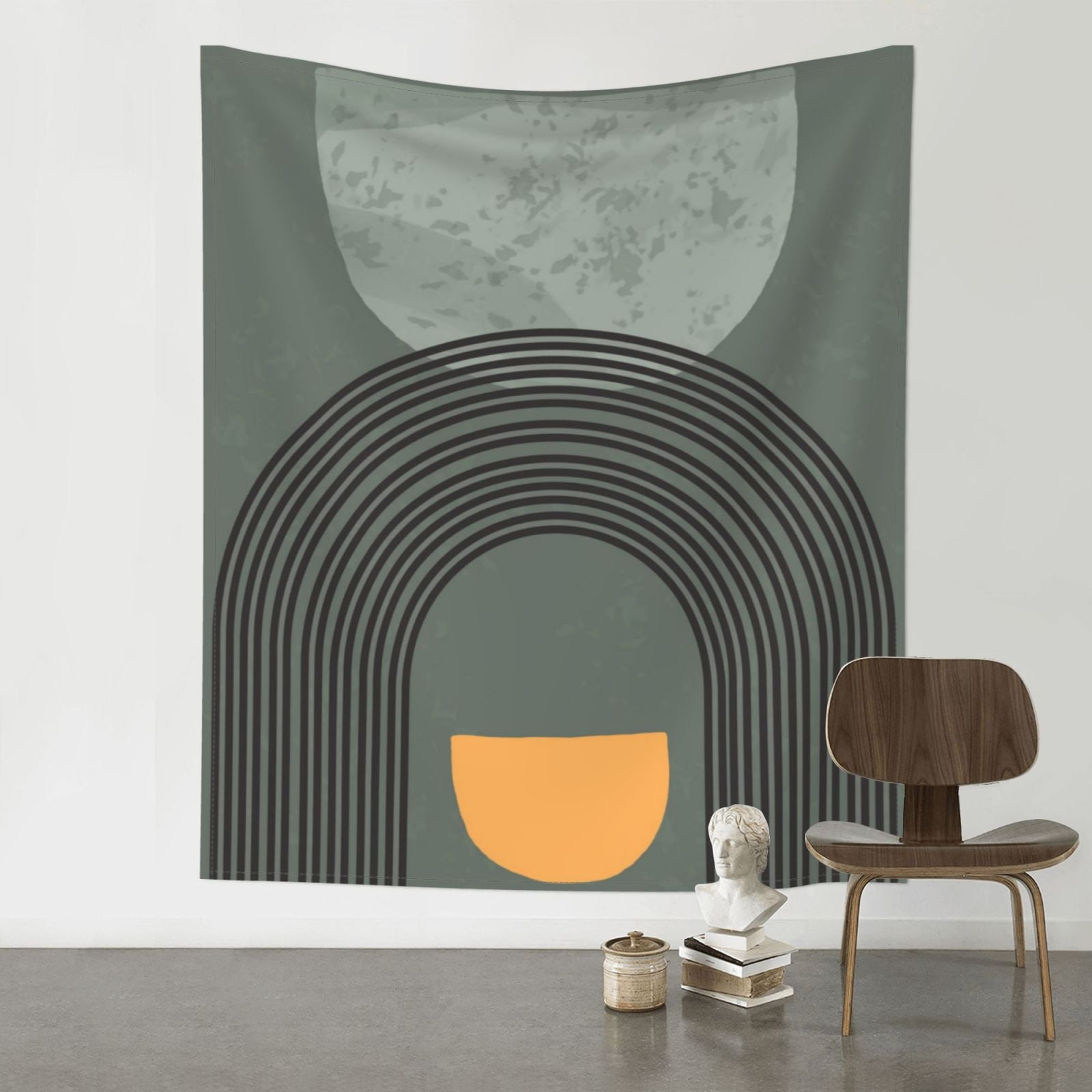 ZNDUO Boho Abstract Rainbow Pattern Wall Tapestry, Tapestries for ...