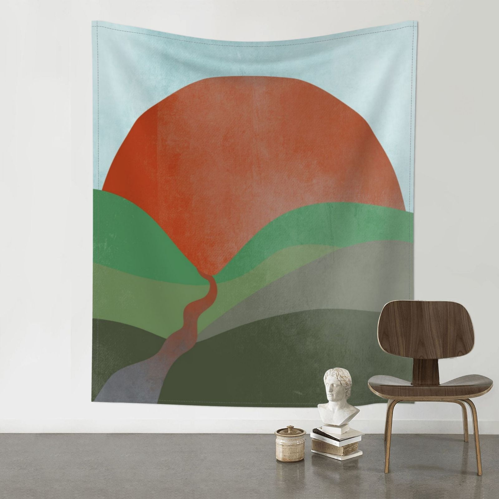 ZNDUO Boho Sunrise Sunset Pattern Wall Tapestry, Tapestries for Living ...