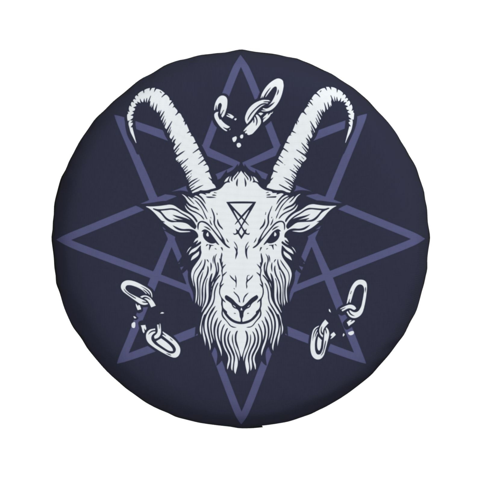 ZNDUO Cartoon Abstract Goat Pattern Spare Tire Cover, Universal Spare ...