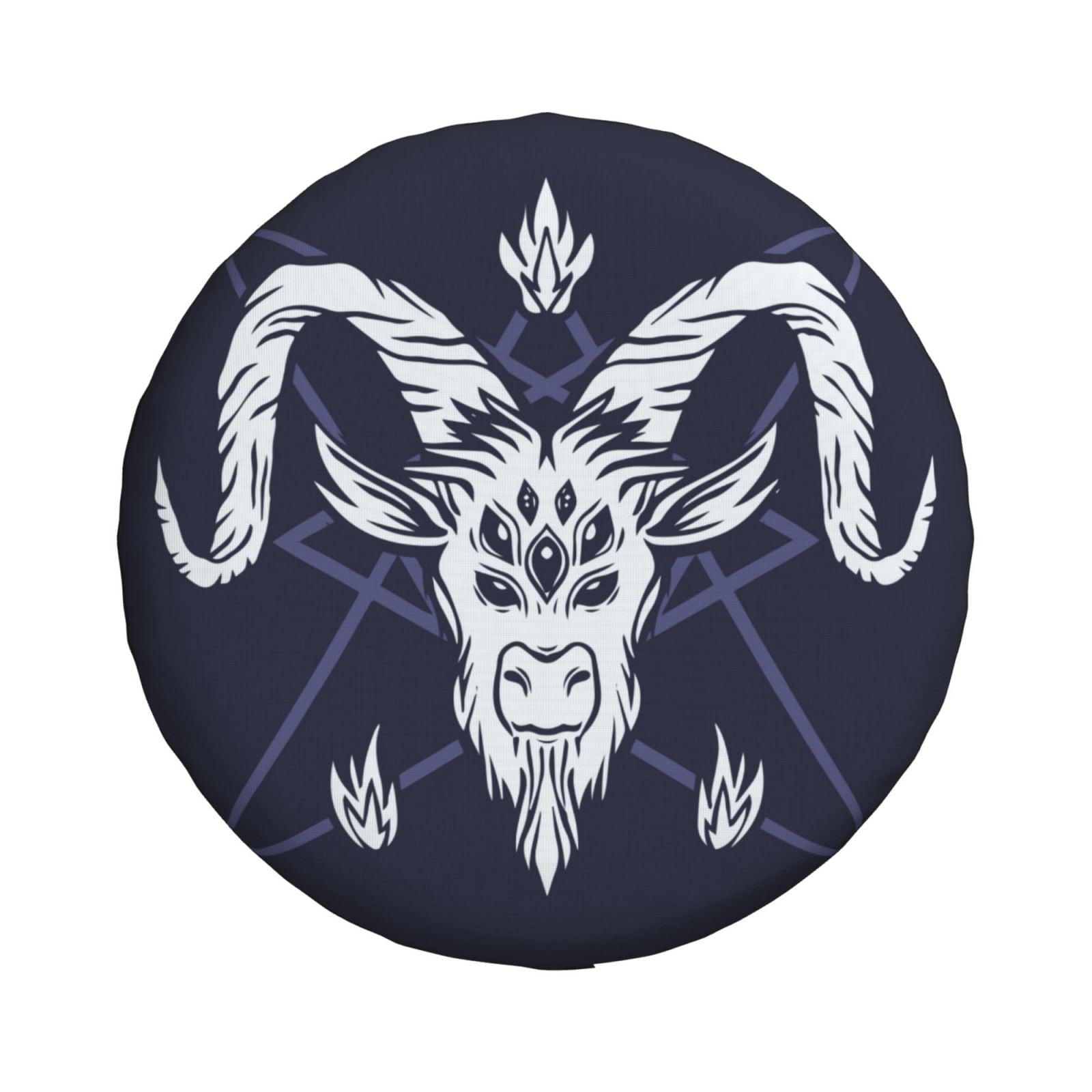 ZNDUO Cartoon Abstract Goat Pattern Spare Tire Cover, Universal Spare ...