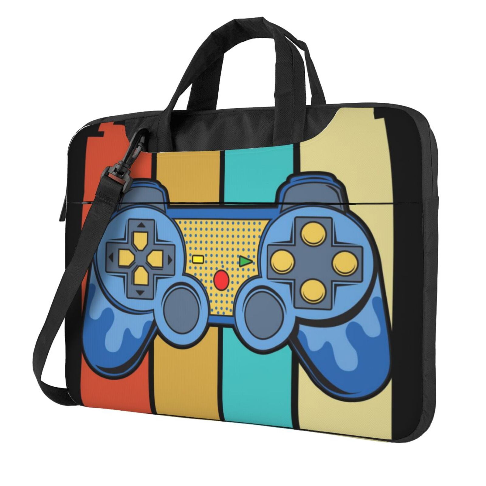 ZNDUO Color Gamepad Cartoon Pattern Laptop Bag, 14 inch Business Casual ...