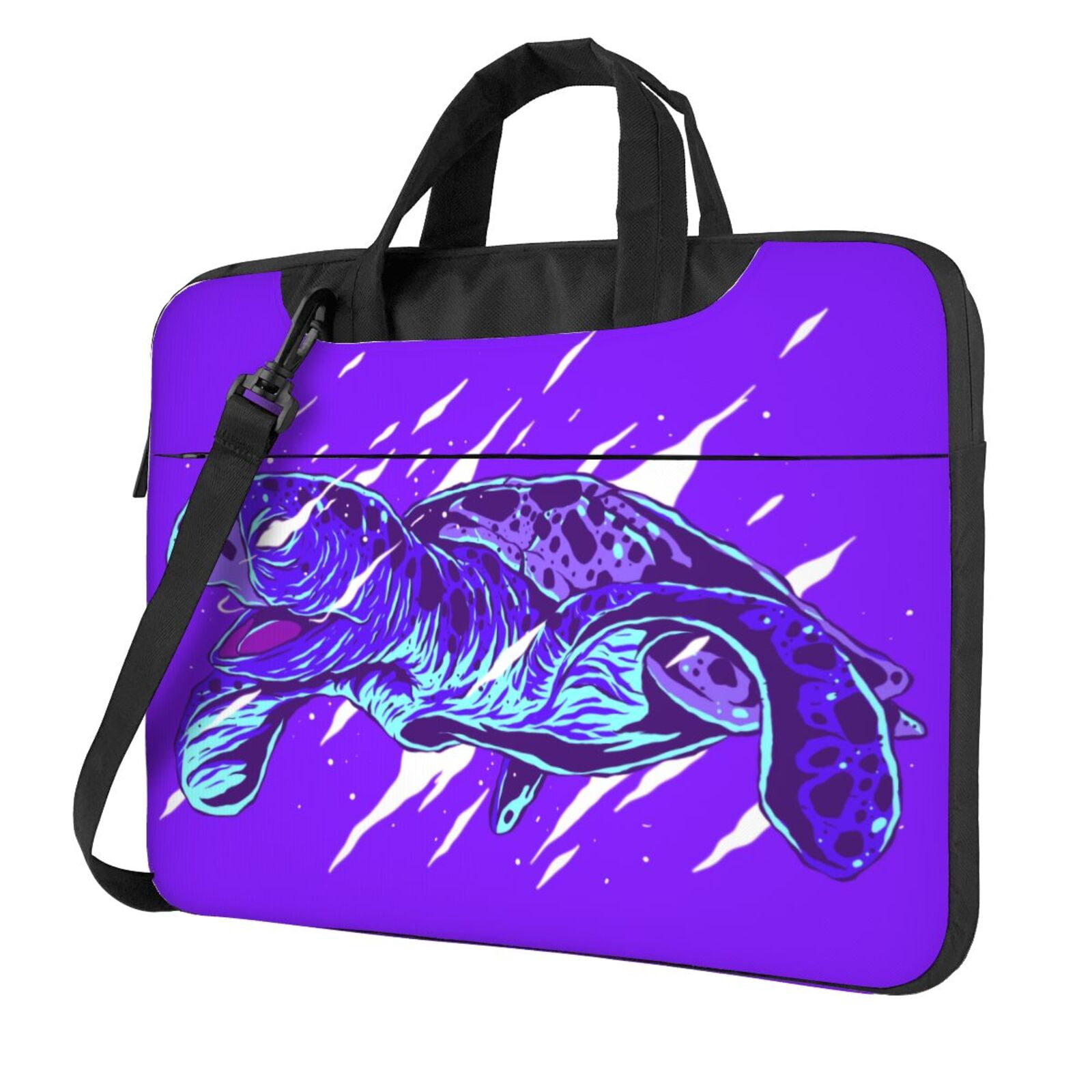 ZNDUO Colorful Abstract Turtle Pattern Laptop Bag, 13 inch Business ...