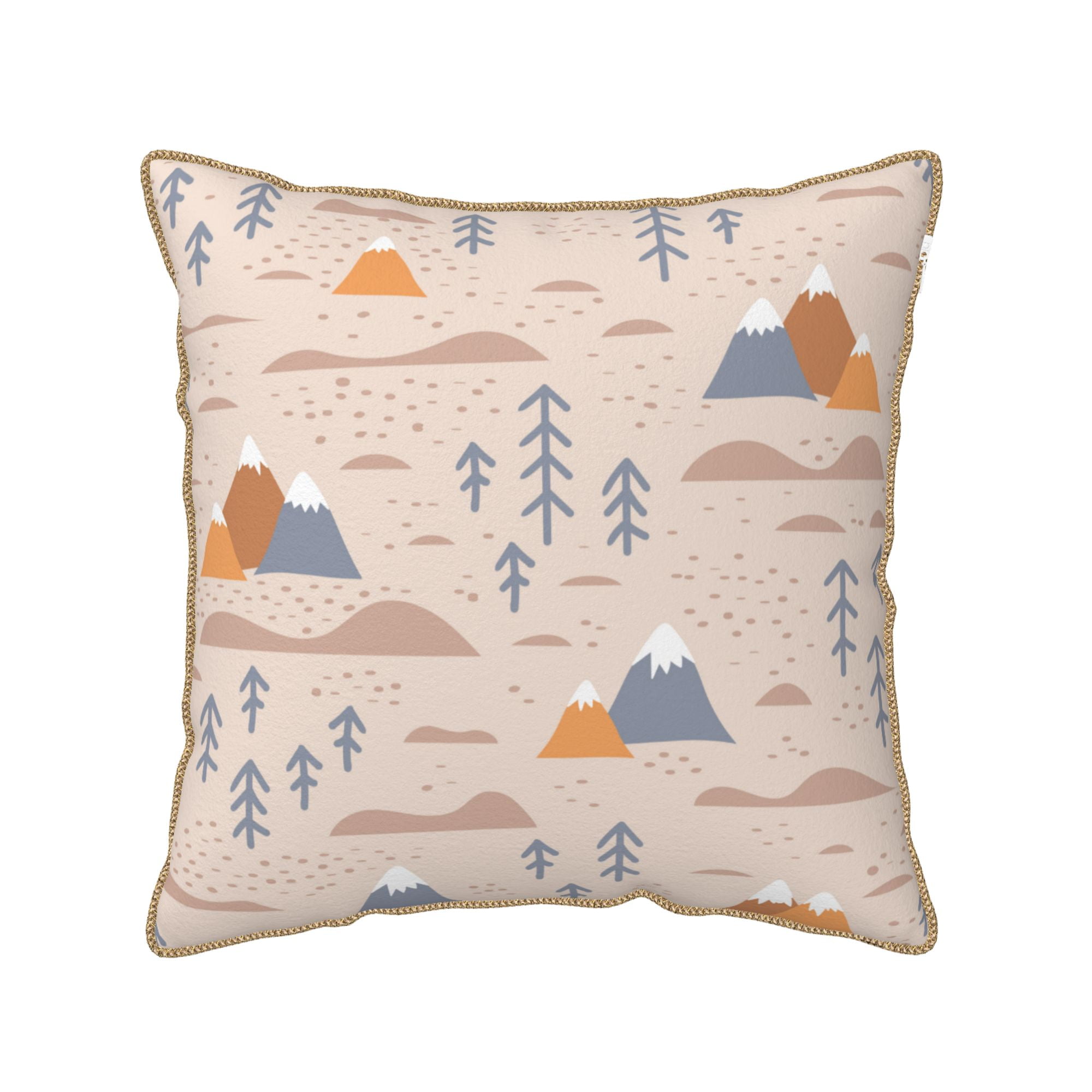 ZNDUO Cute Mountains Humps Spruce Throw Pillows, Throw Pillows for ...