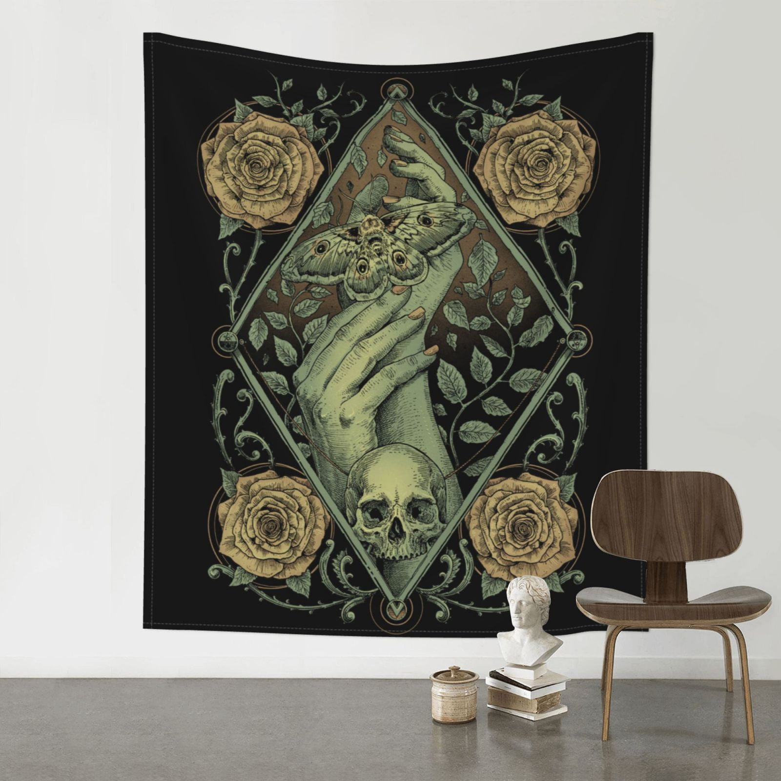 ZNDUO Death Ghost Pattern Wall Tapestry, Tapestries for Living Room ...