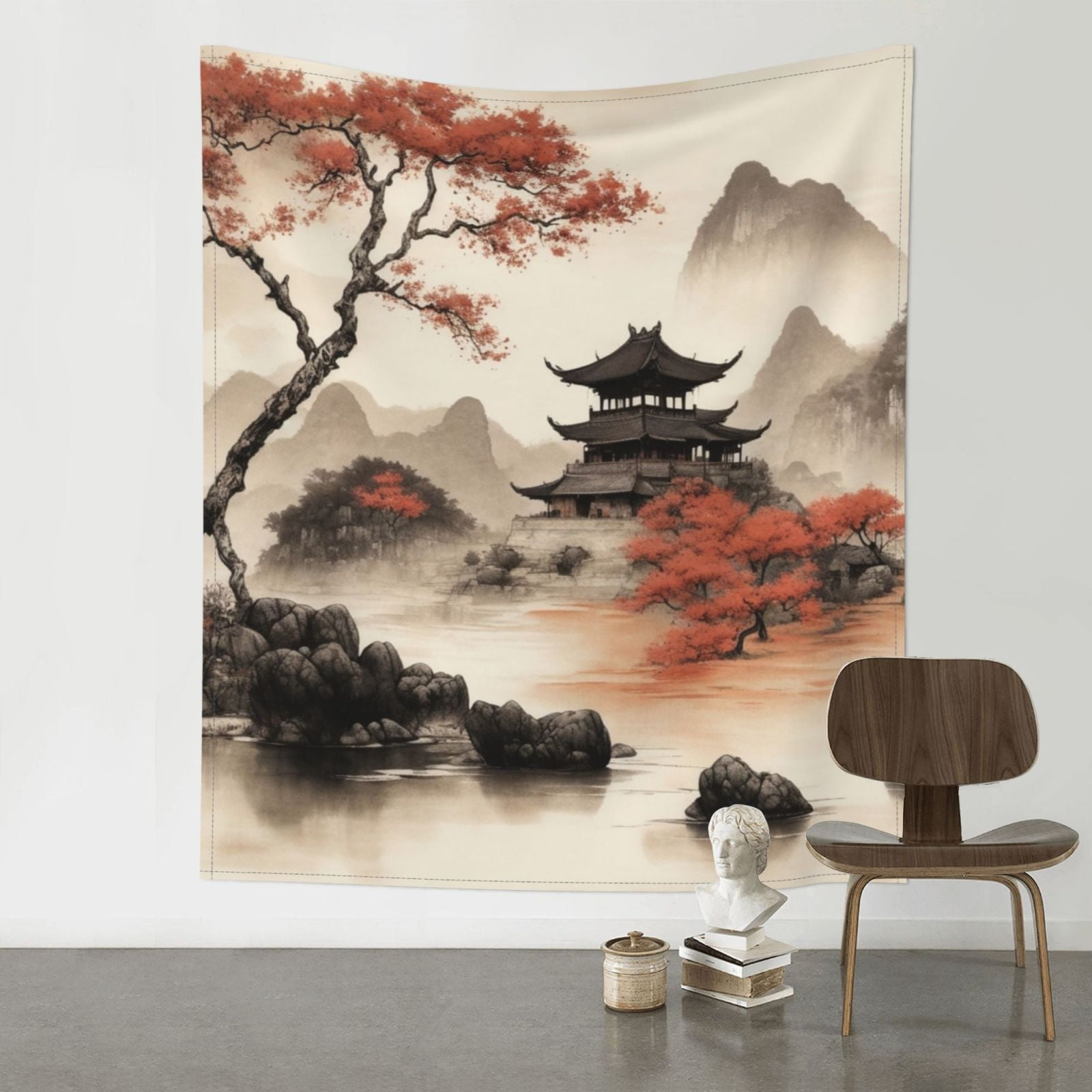 ZNDUO Fantasy Fairy Tale Architecture Pattern Wall Tapestry, Tapestries ...