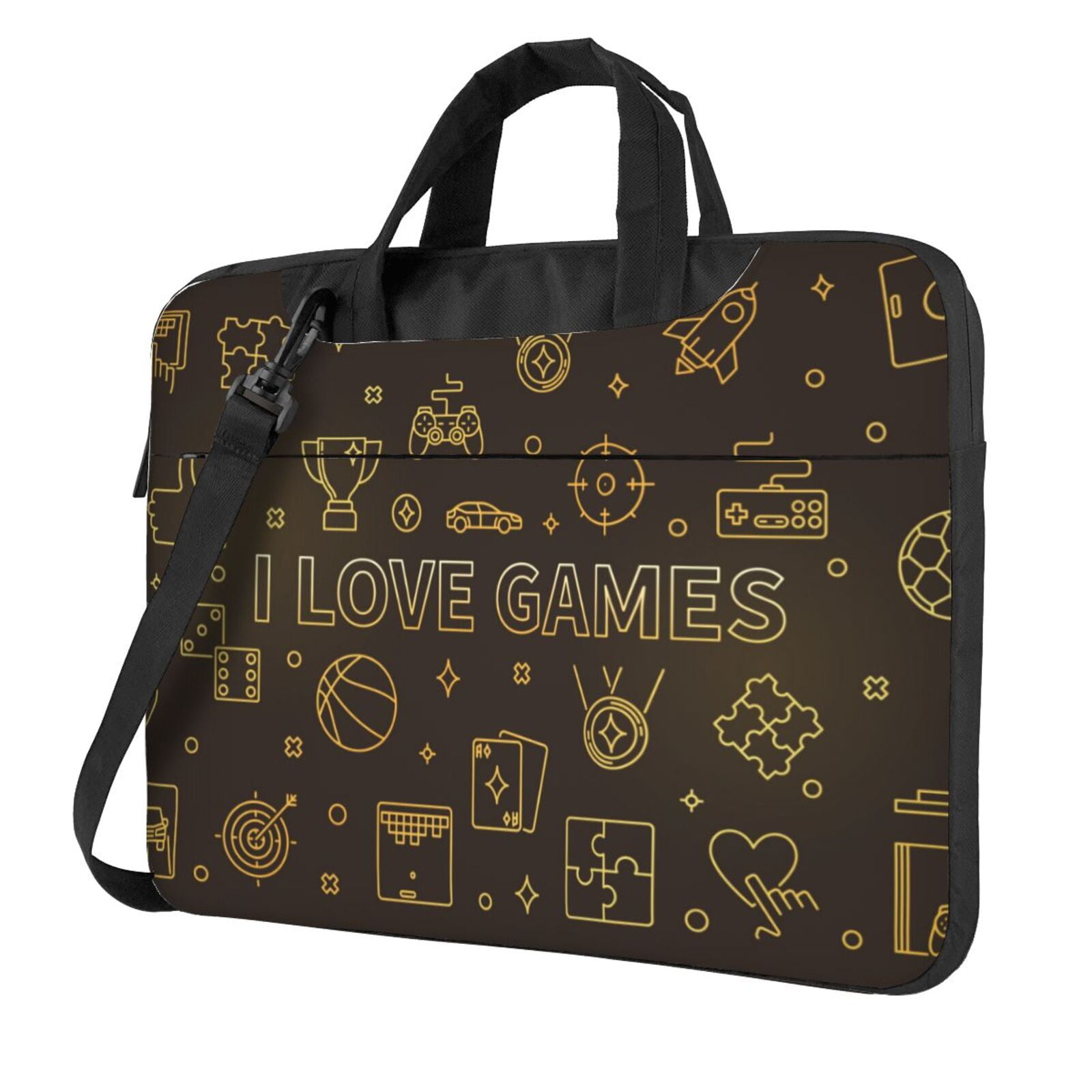 ZNDUO Gaming Enthusiast Pattern Laptop Bag, 14 inch Business Casual ...