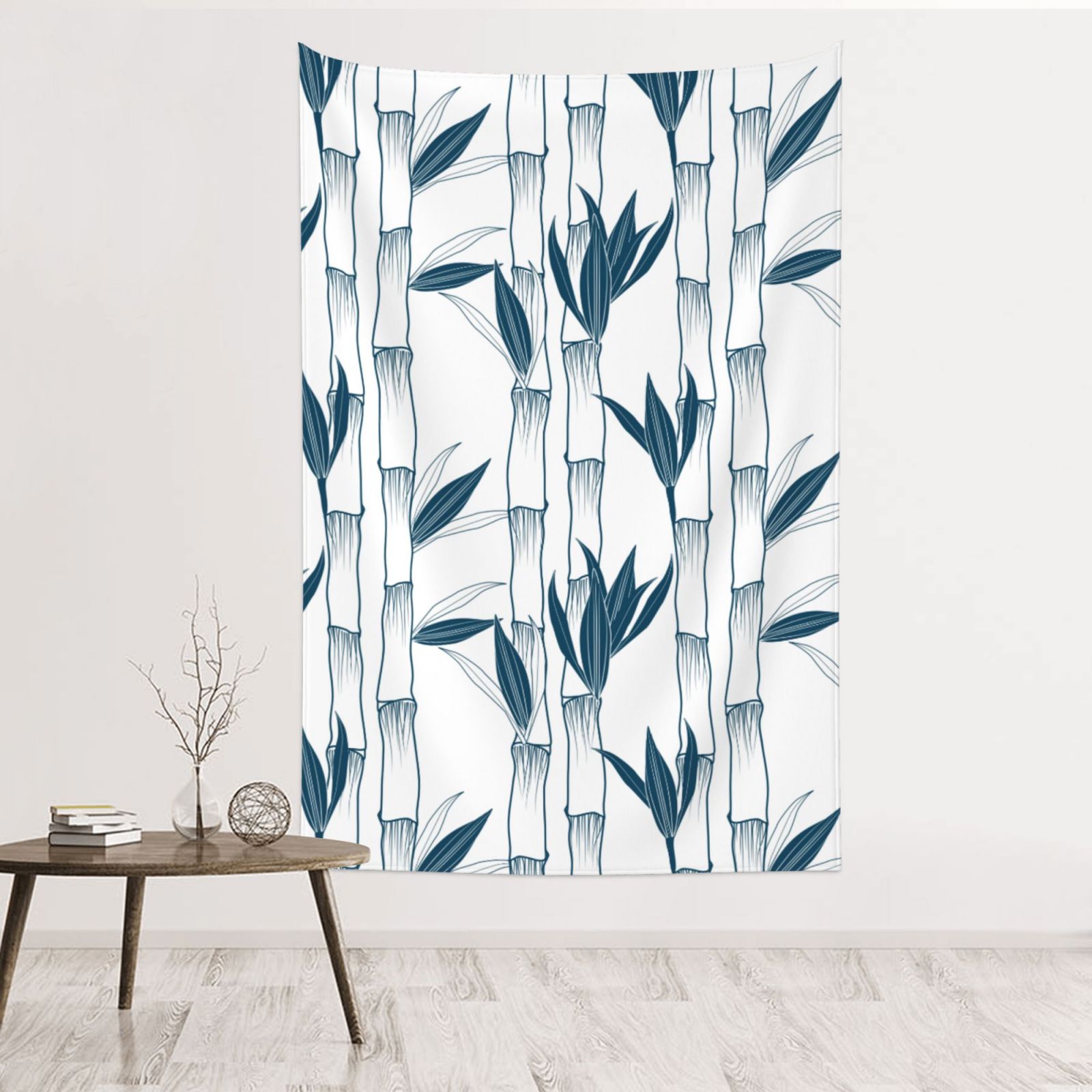 ZNDUO Japan Bamboo Texture Art Pattern Tapestry, Wall Tapestries for ...